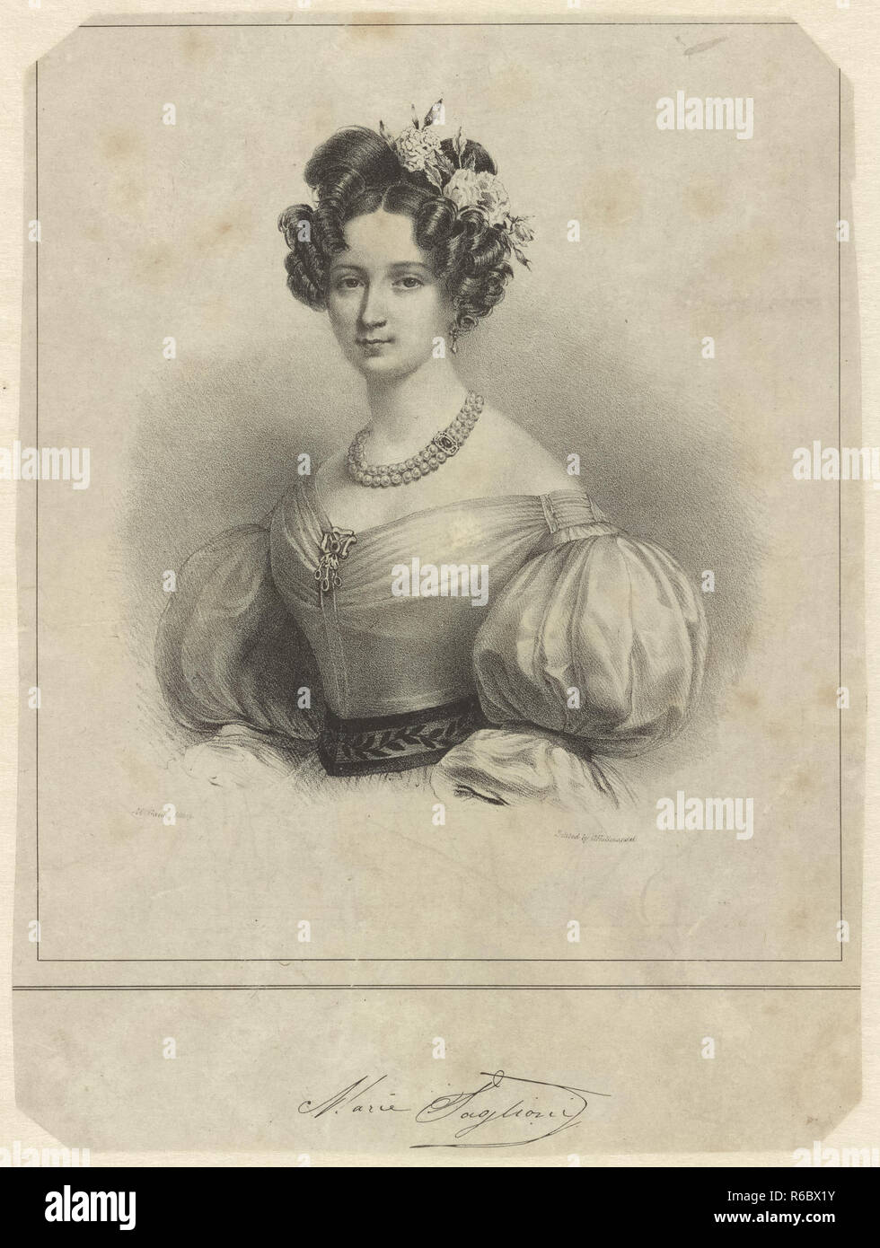 vintage lady victorian classic portrait artwork Stock Photo - Alamy