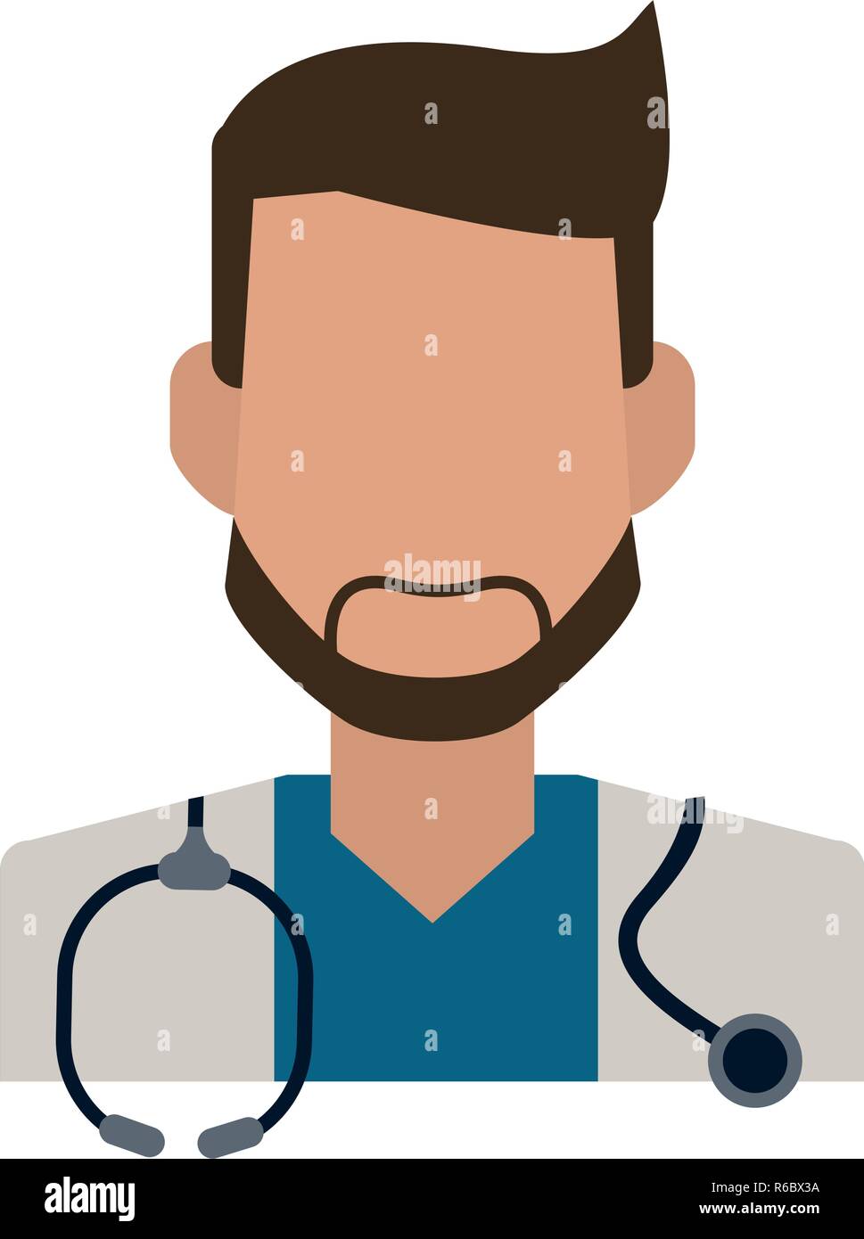Doctor profile picture Cut Out Stock Images & Pictures - Alamy