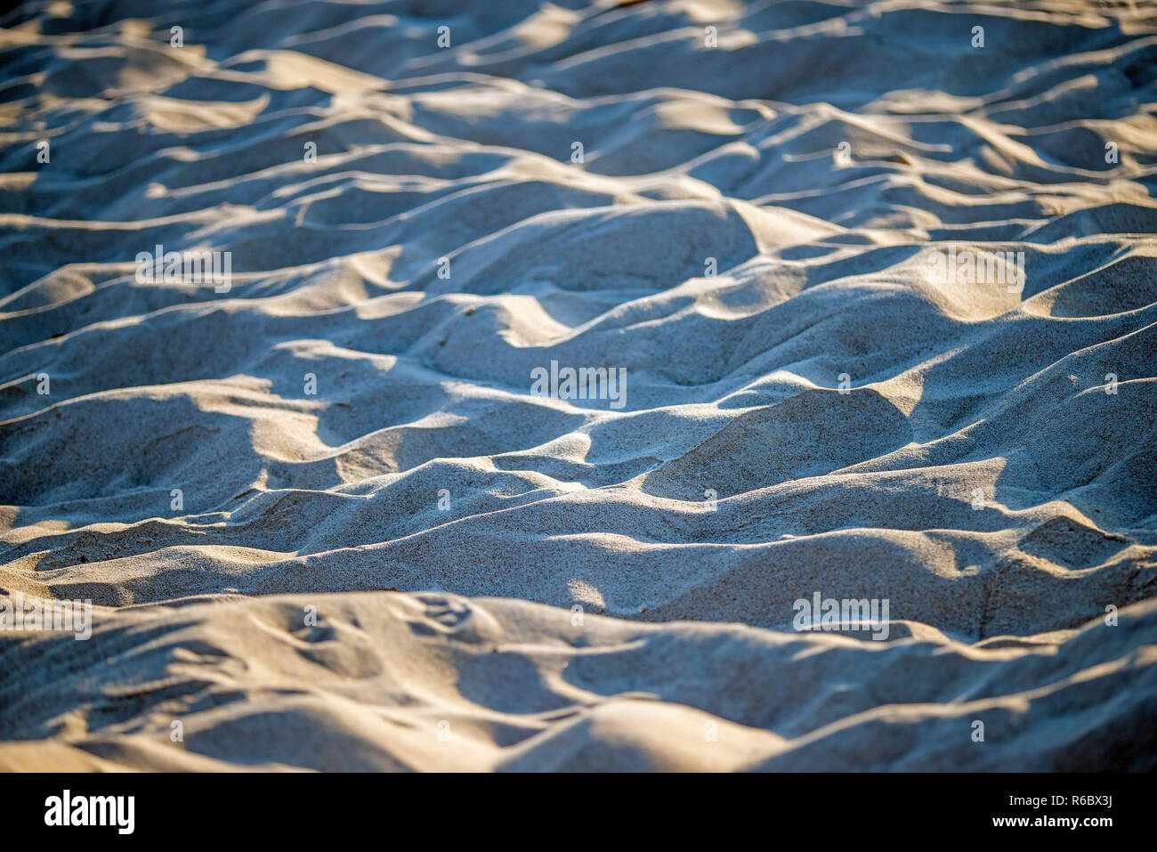 Sand Of A Beach With Shapes Stock Photo - Alamy