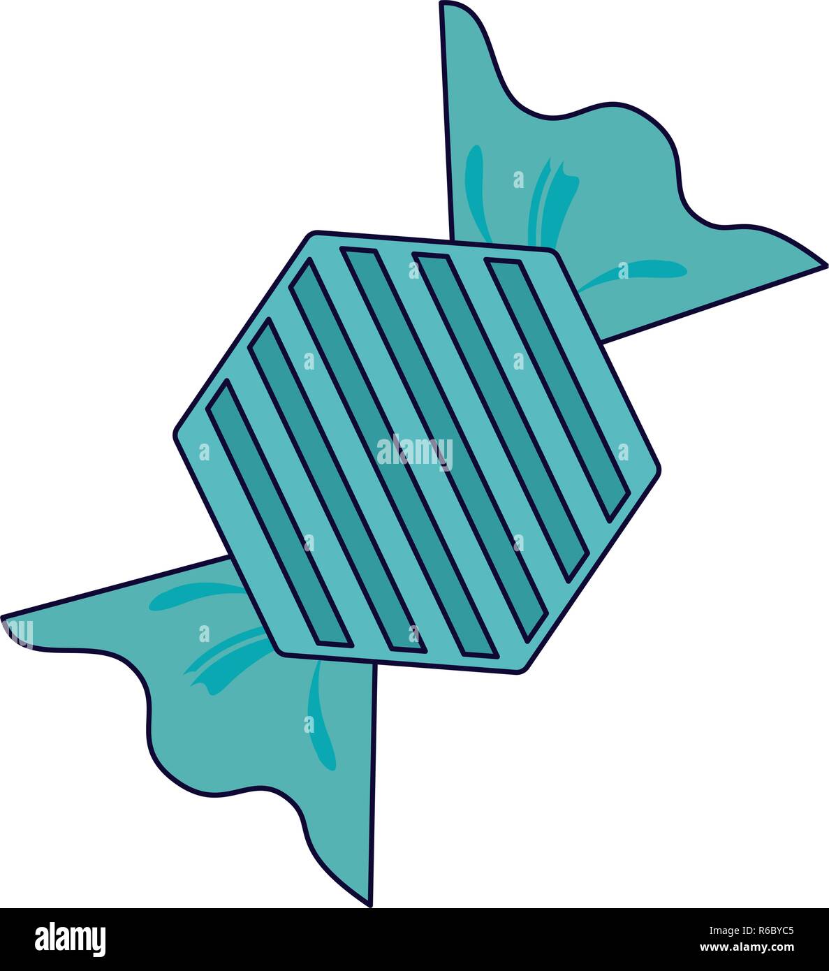 Wrapped sweet caramel Stock Vector Images - Alamy