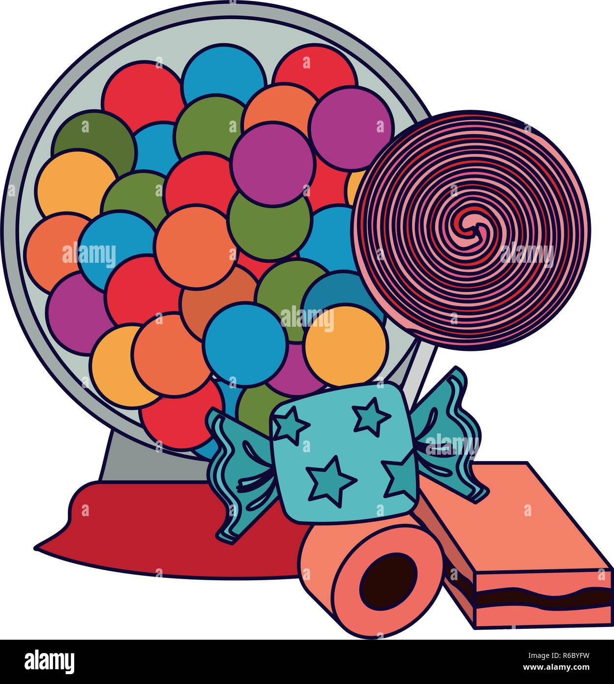 Set of candies Stock Vector Image & Art - Alamy