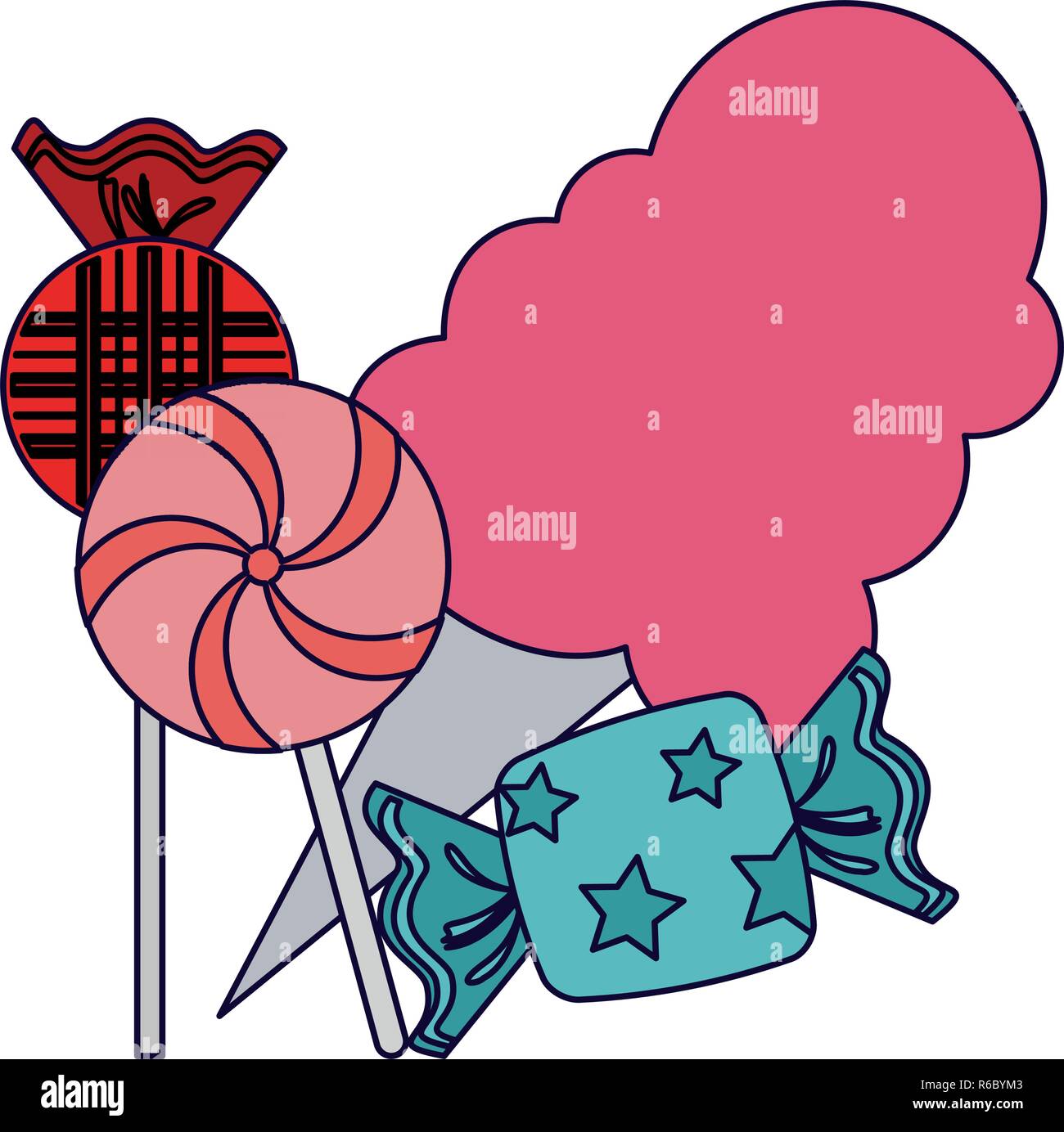 Set of candies Stock Vector Image & Art - Alamy