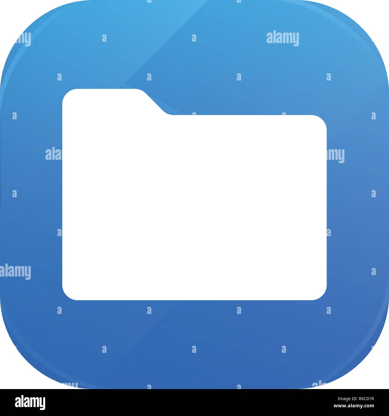 Glossy folder icon mobile app hi-res stock photography and images - Alamy