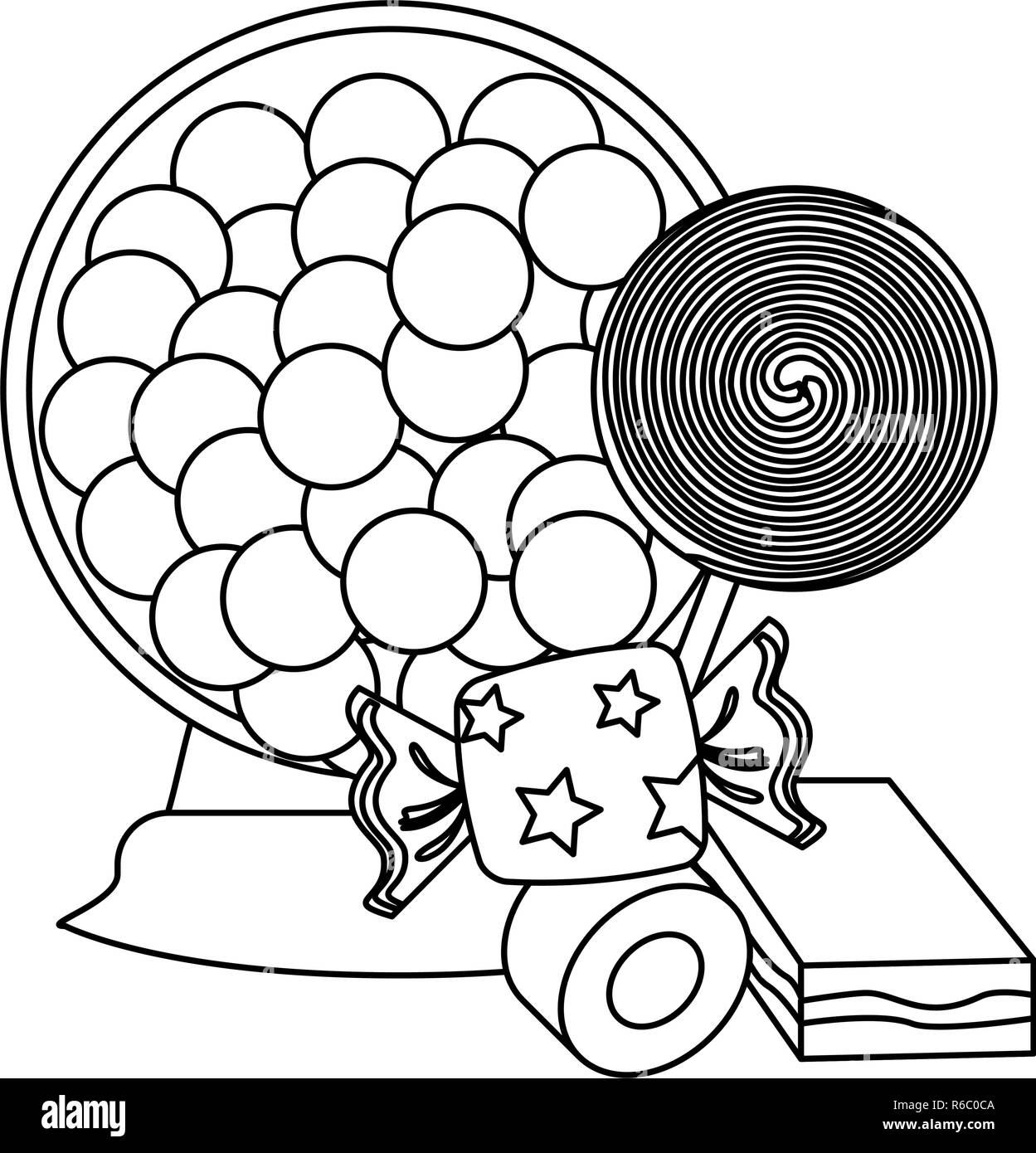 Cane candies Black and White Stock Photos & Images - Alamy