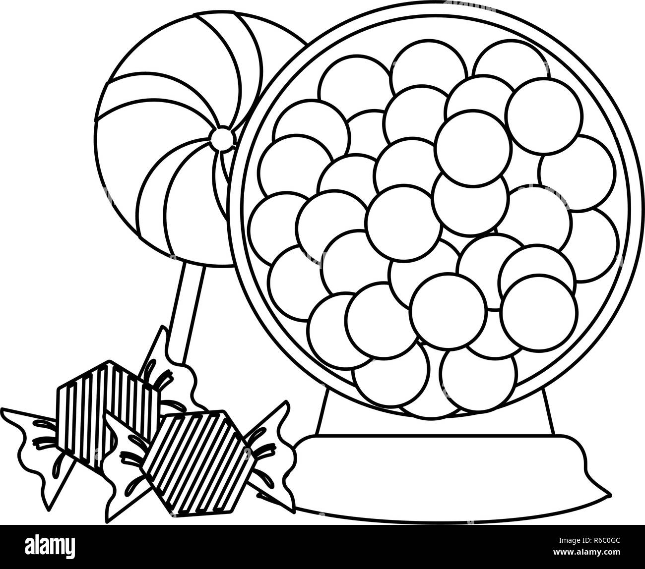 Candies Black and White Stock Photos & Images - Alamy