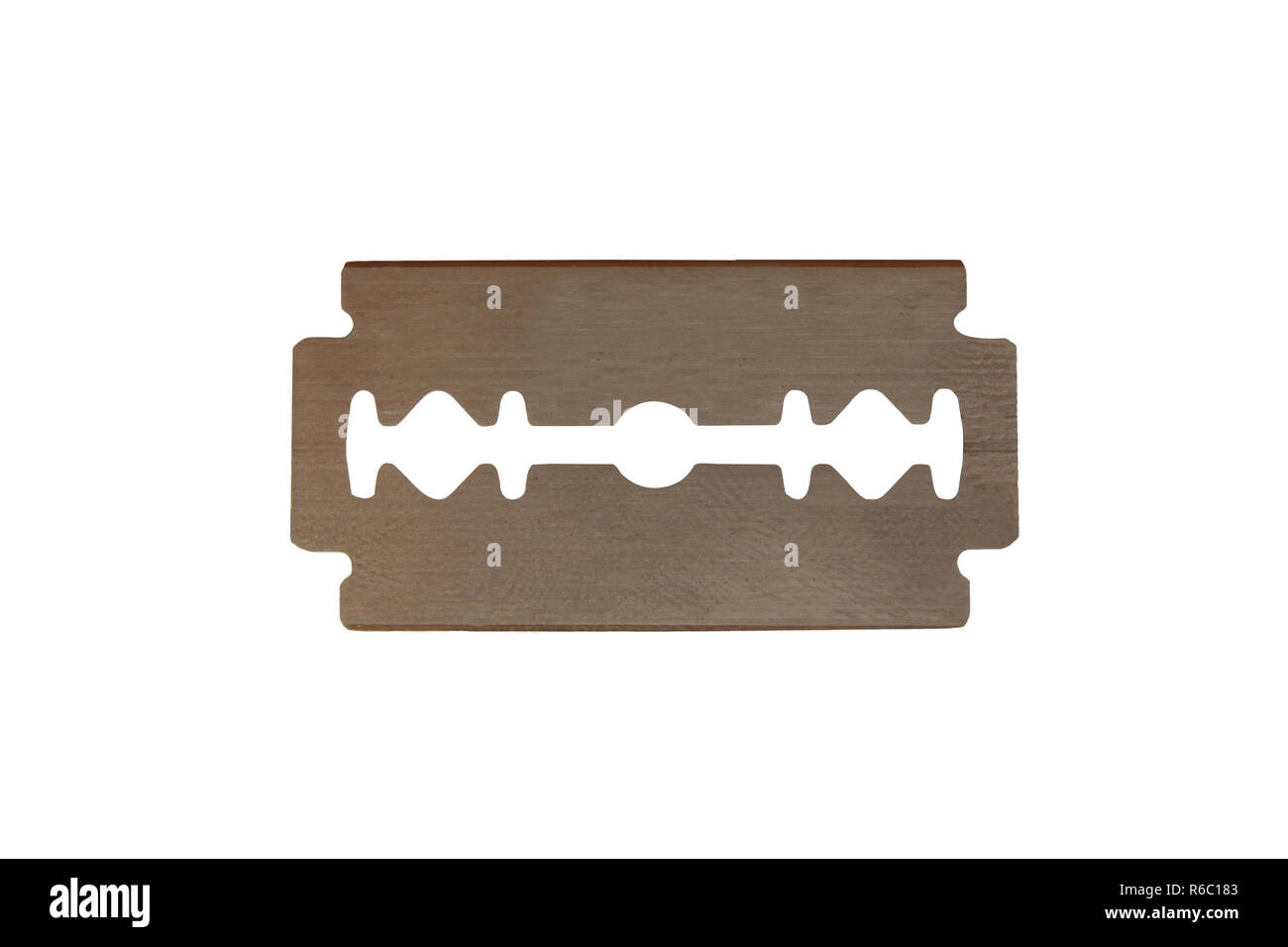 Razor blade isolated on white background Stock Photo - Alamy