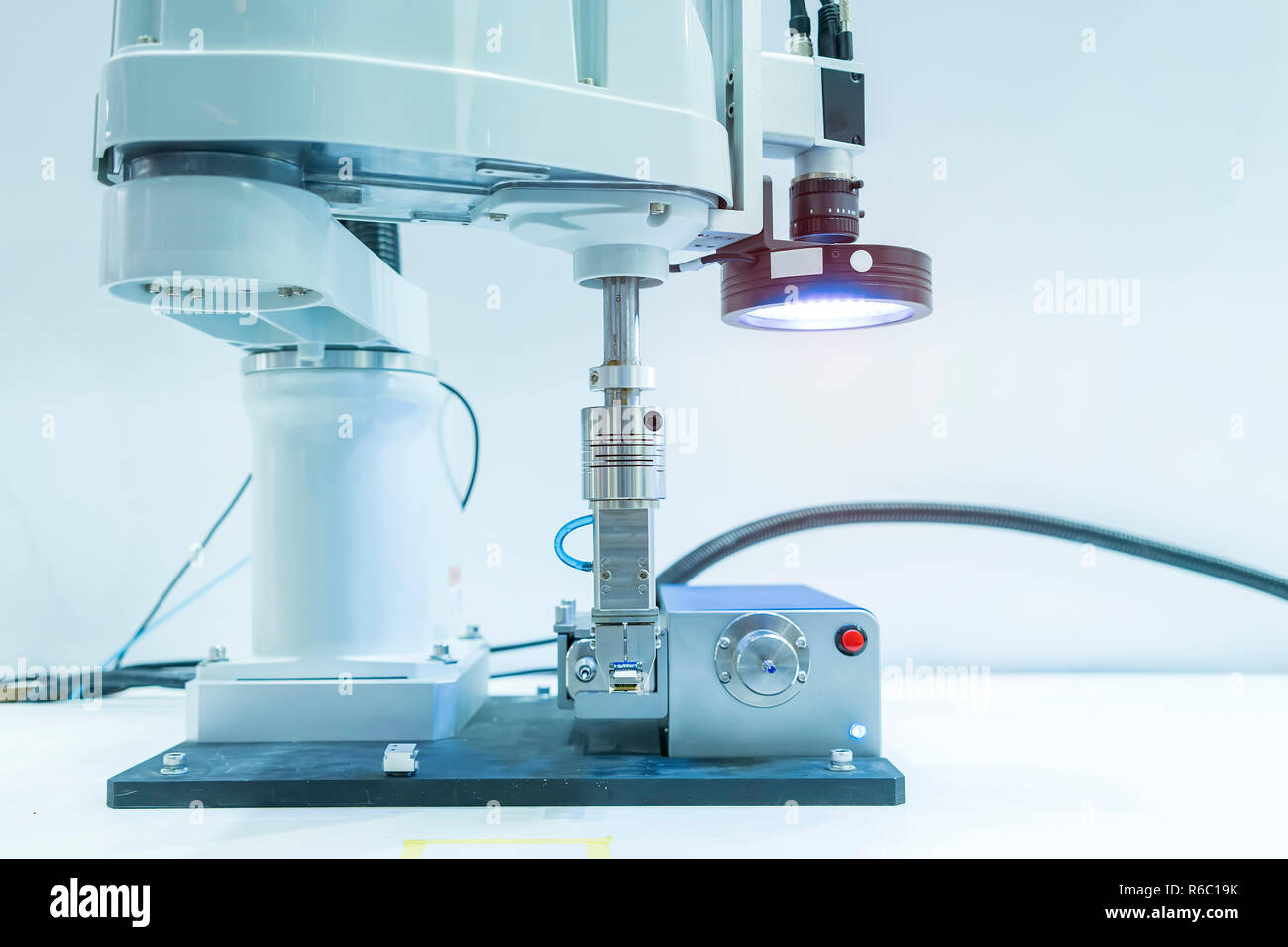 Robotic vision sensor camera system in intellegence factory Stock Photo ... Robotic vision sensor camera system in intellegence factory Stock Photo ...