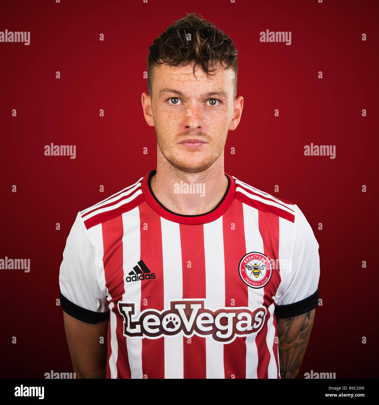 Josh McEachran, Brentford F.C. headshots 2018-19 Stock Photo - Alamy