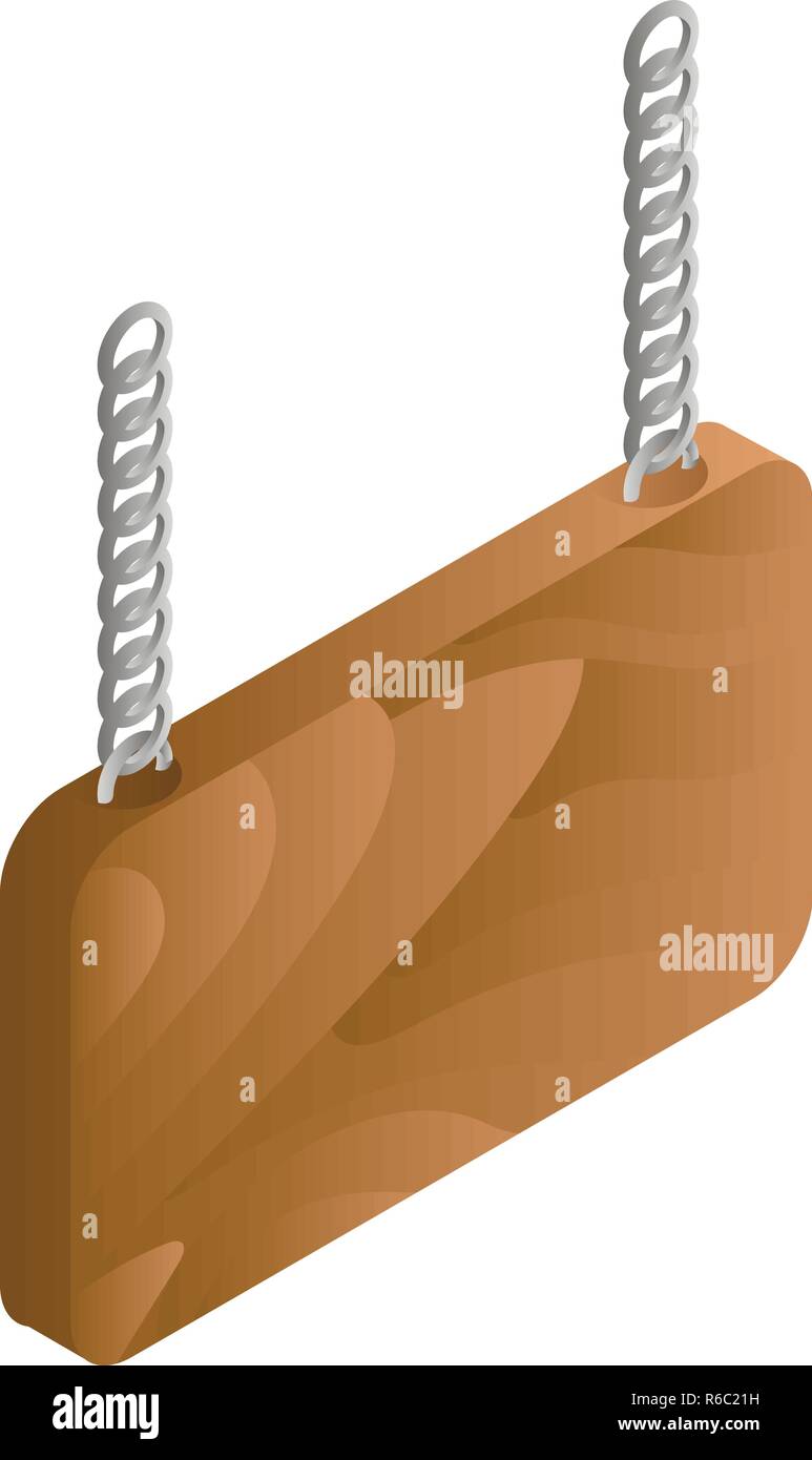 Welcome wood board icon, isometric style Stock Vector Image & Art - Alamy