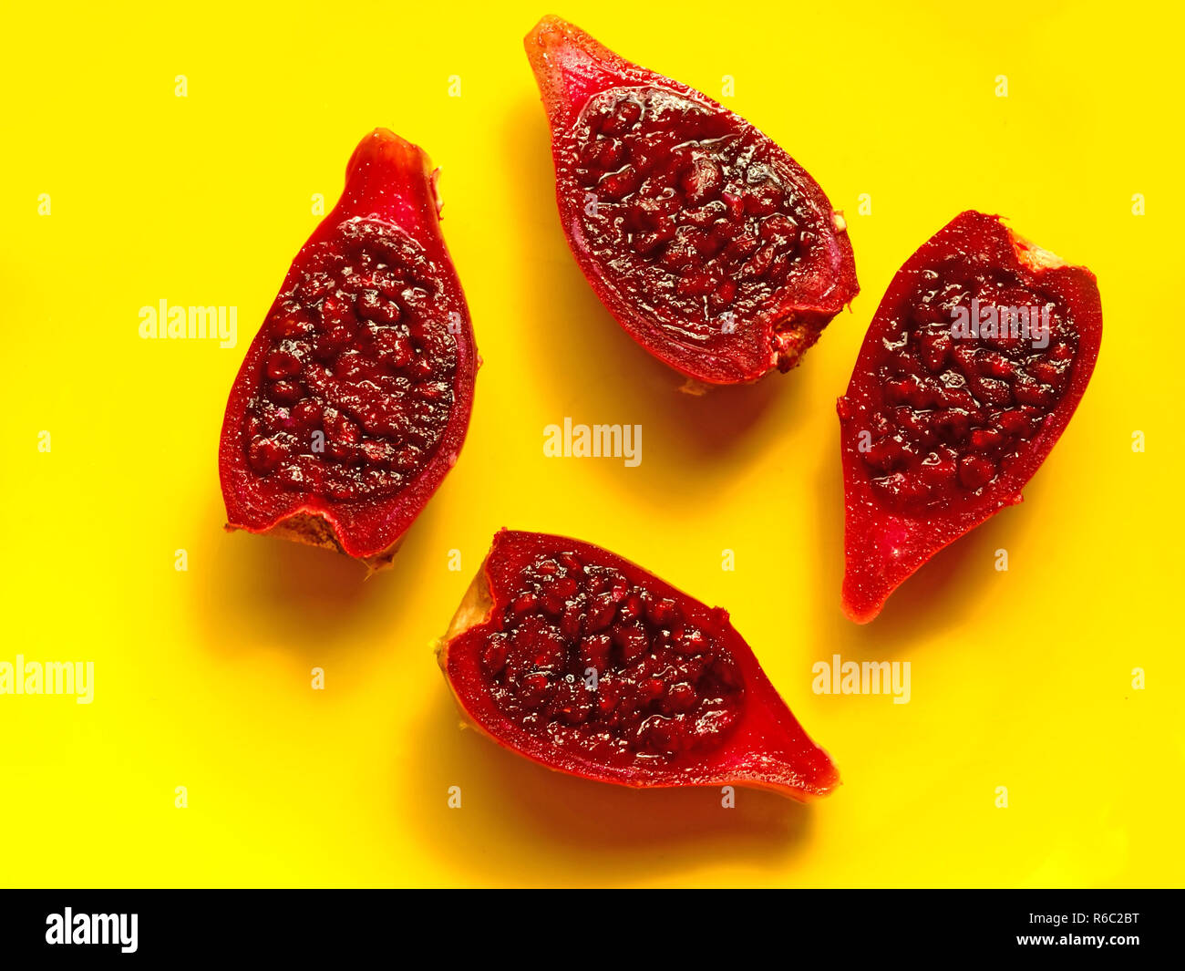 Prickly Pears Of An Opuntia Cactus Stock Photo - Alamy
