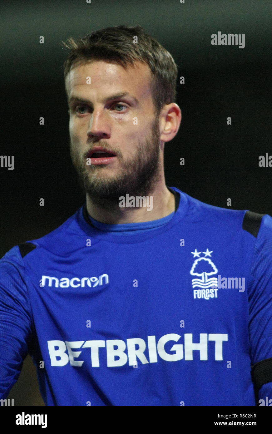 Luke Steele looks on for Nottingham Forest Stock Photo - Alamy
