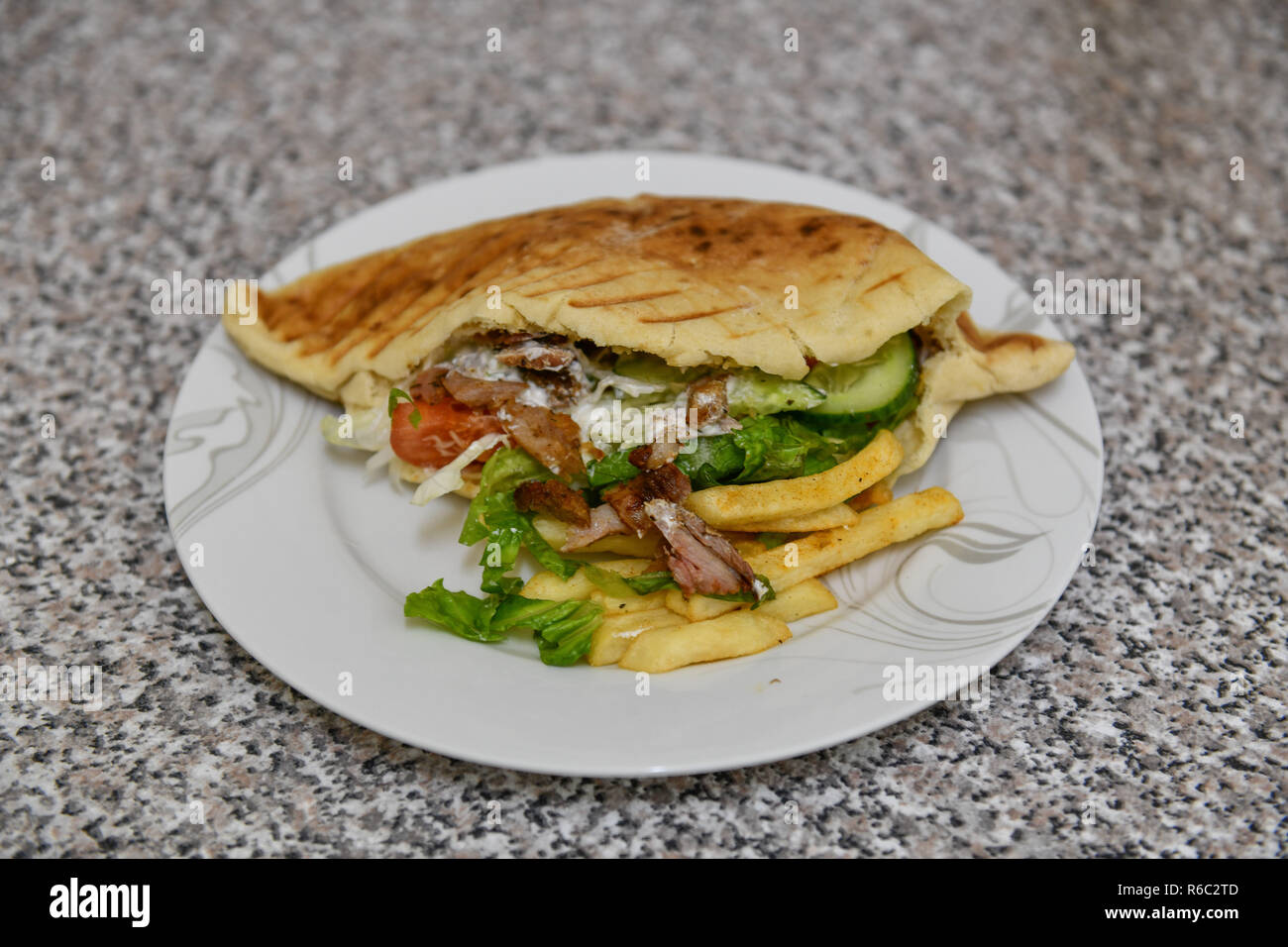 Greek Pitatasche, Griechische Pitatasche Stock Photo - Alamy
