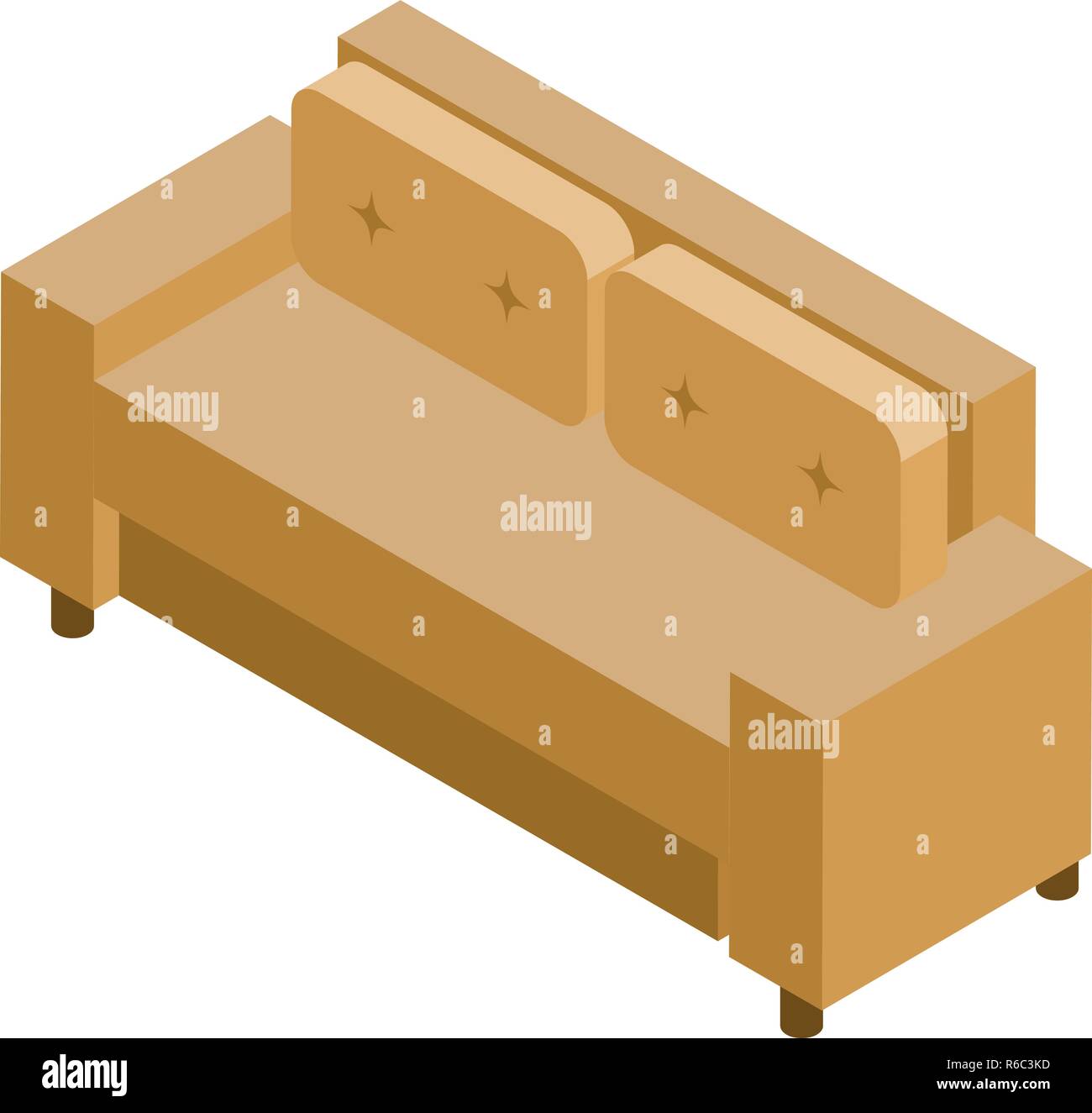 Leather sofa icon, isometric style Stock Vector Image & Art - Alamy
