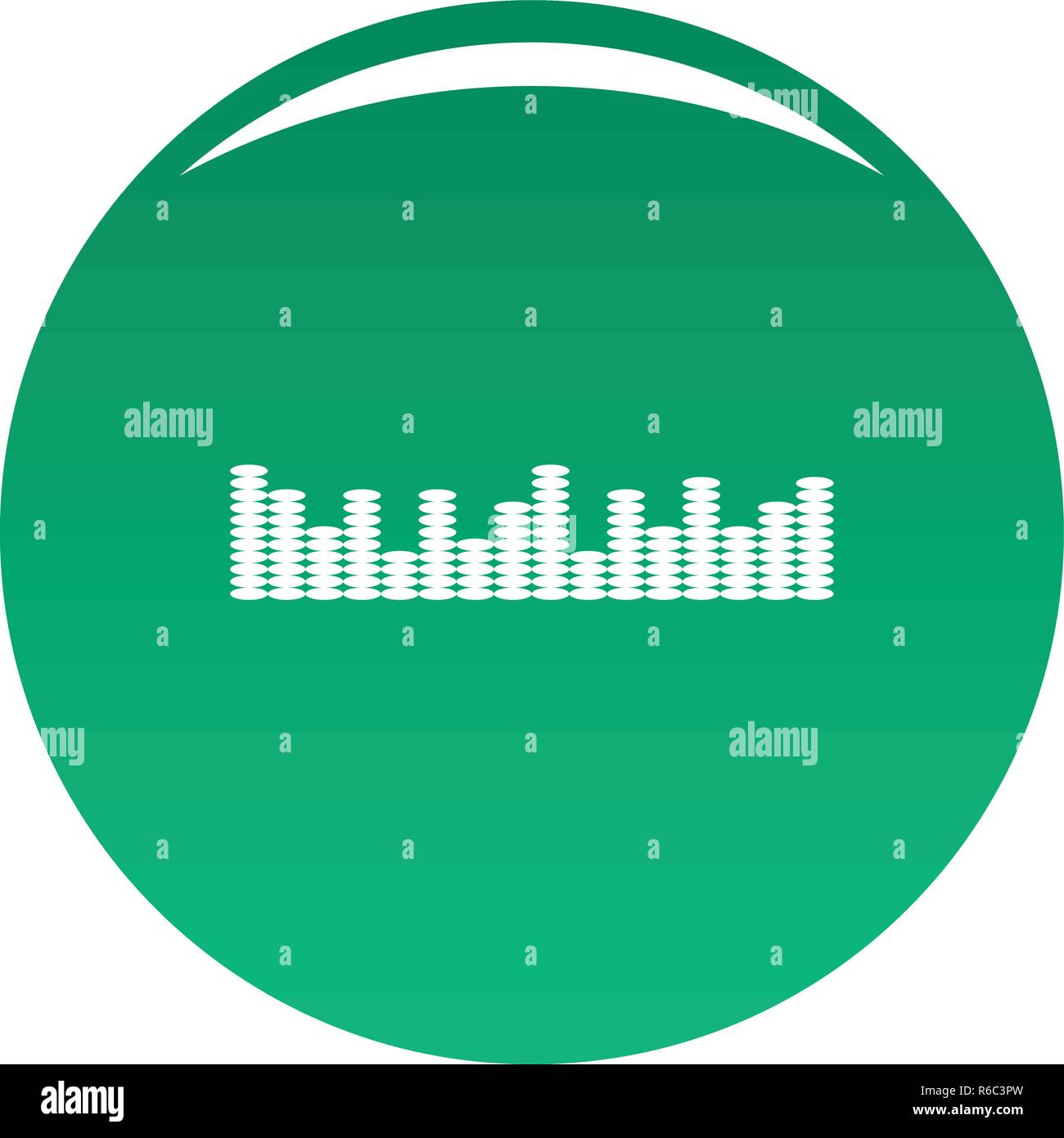 Equalizer music icon. Simple illustration of equalizer music vector ...