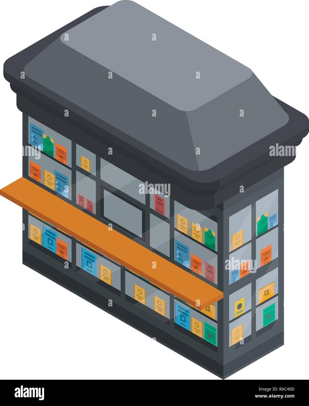 Bookshop exterior Stock Vector Images - Alamy