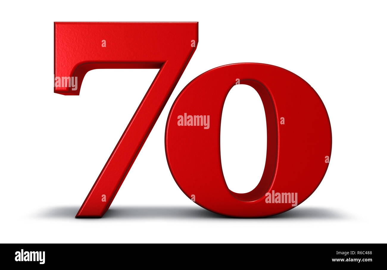 70 number illustration Cut Out Stock Images & Pictures - Alamy