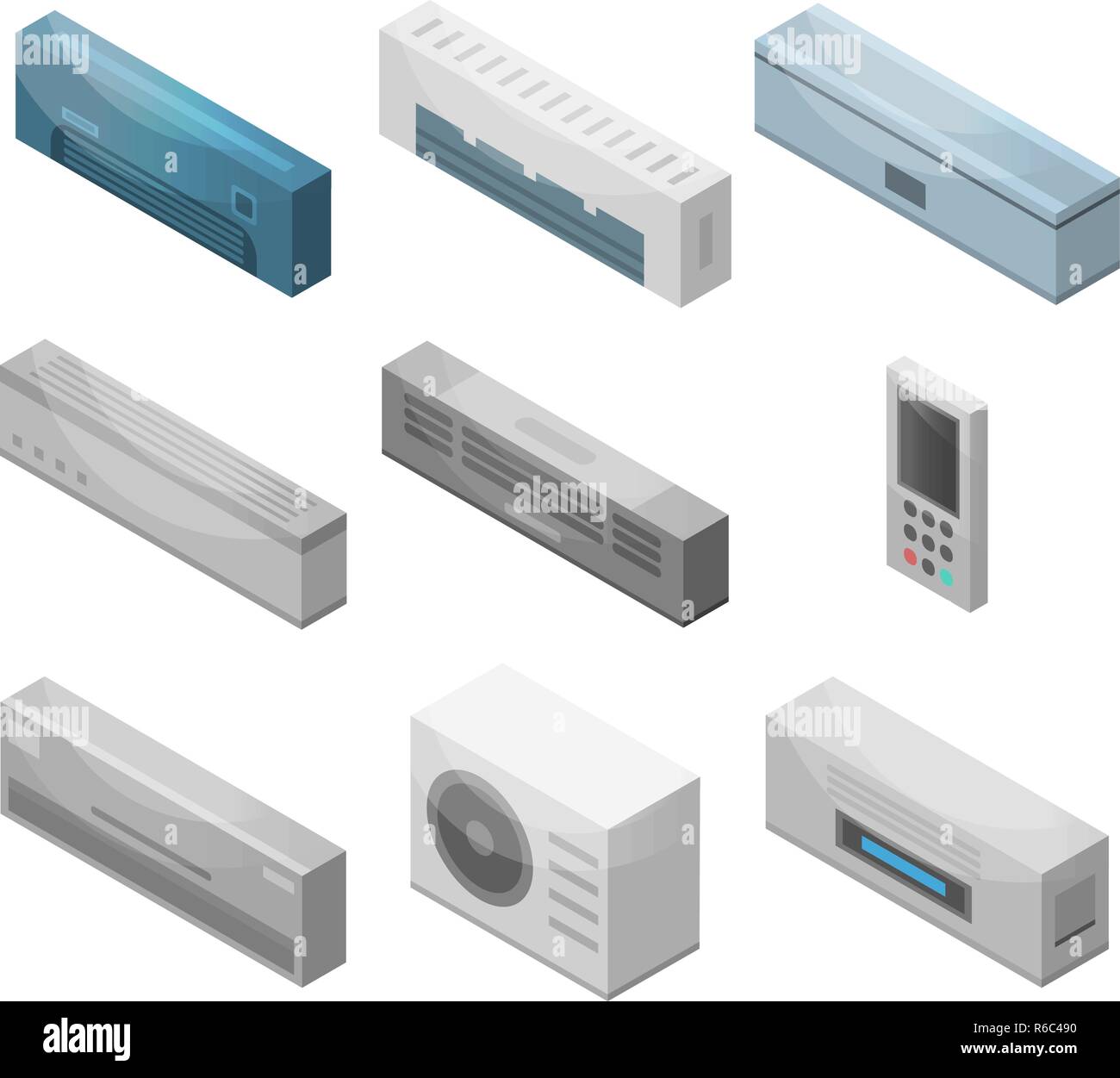 Rooftop air conditioner Stock Vector Images - Alamy