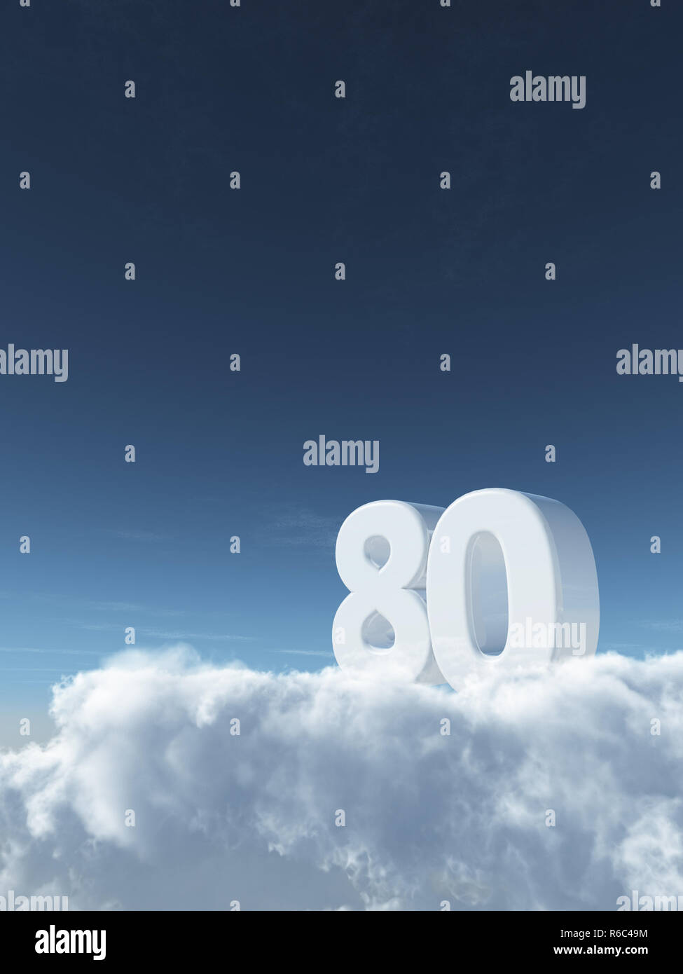 number in the sky Stock Photo - Alamy