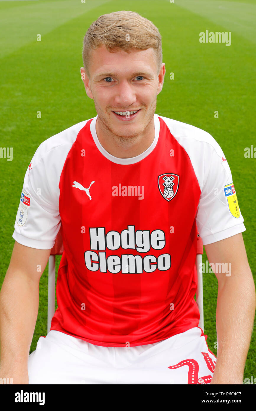 Michael Smith, Rotherham United Football Club, Photocall, season 2018 ...