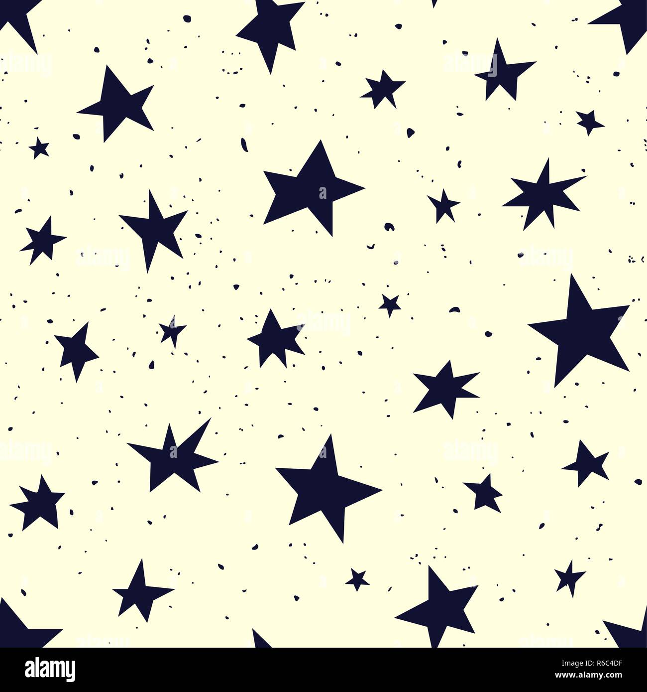 Vector seamless pattern stars Stock Vector Image & Art - Alamy
