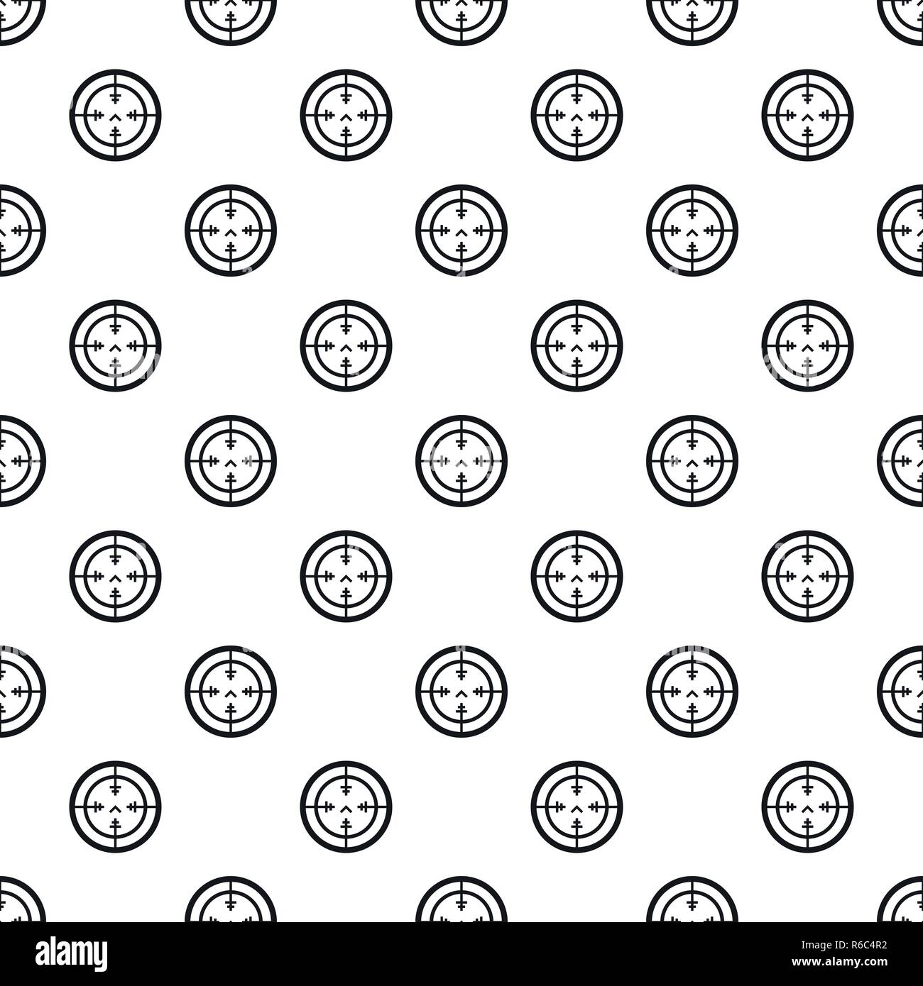 Sniper gun aim pattern seamless vector repeat geometric for any web ...