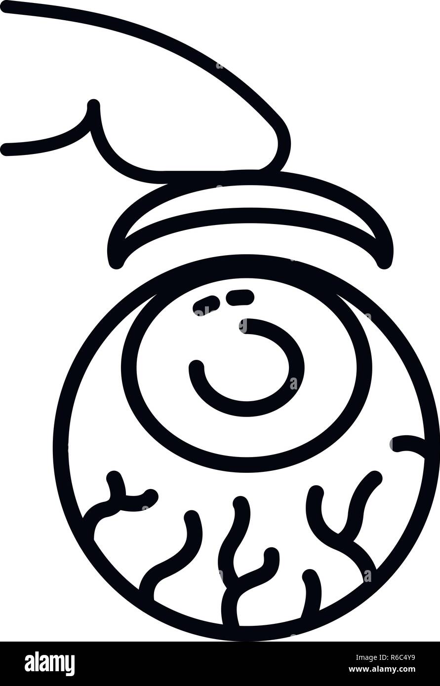 Eyeball contact lens icon, outline style Stock Vector Image & Art - Alamy