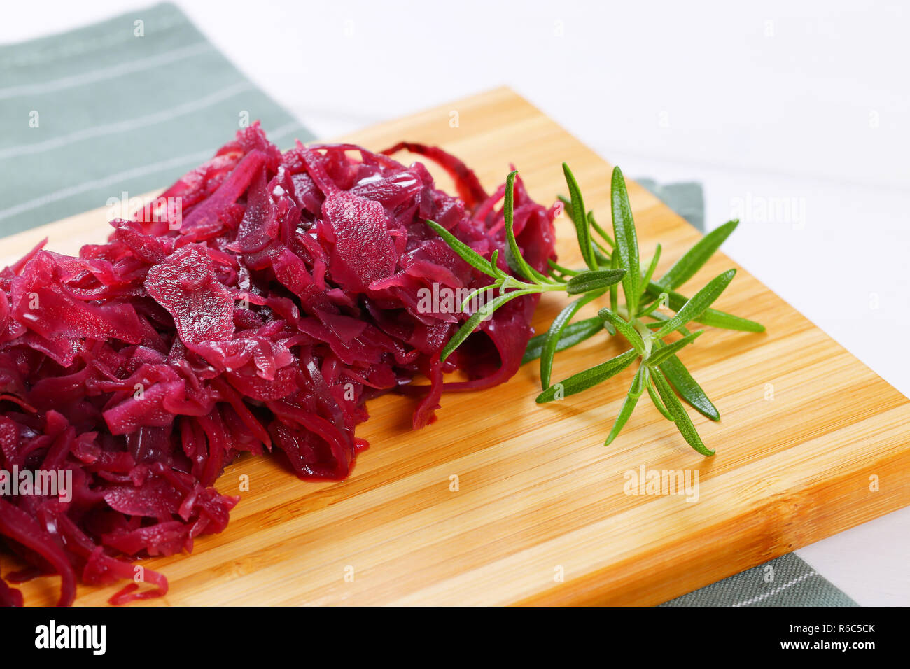 pickled red cabbage Stock Photo - Alamy
