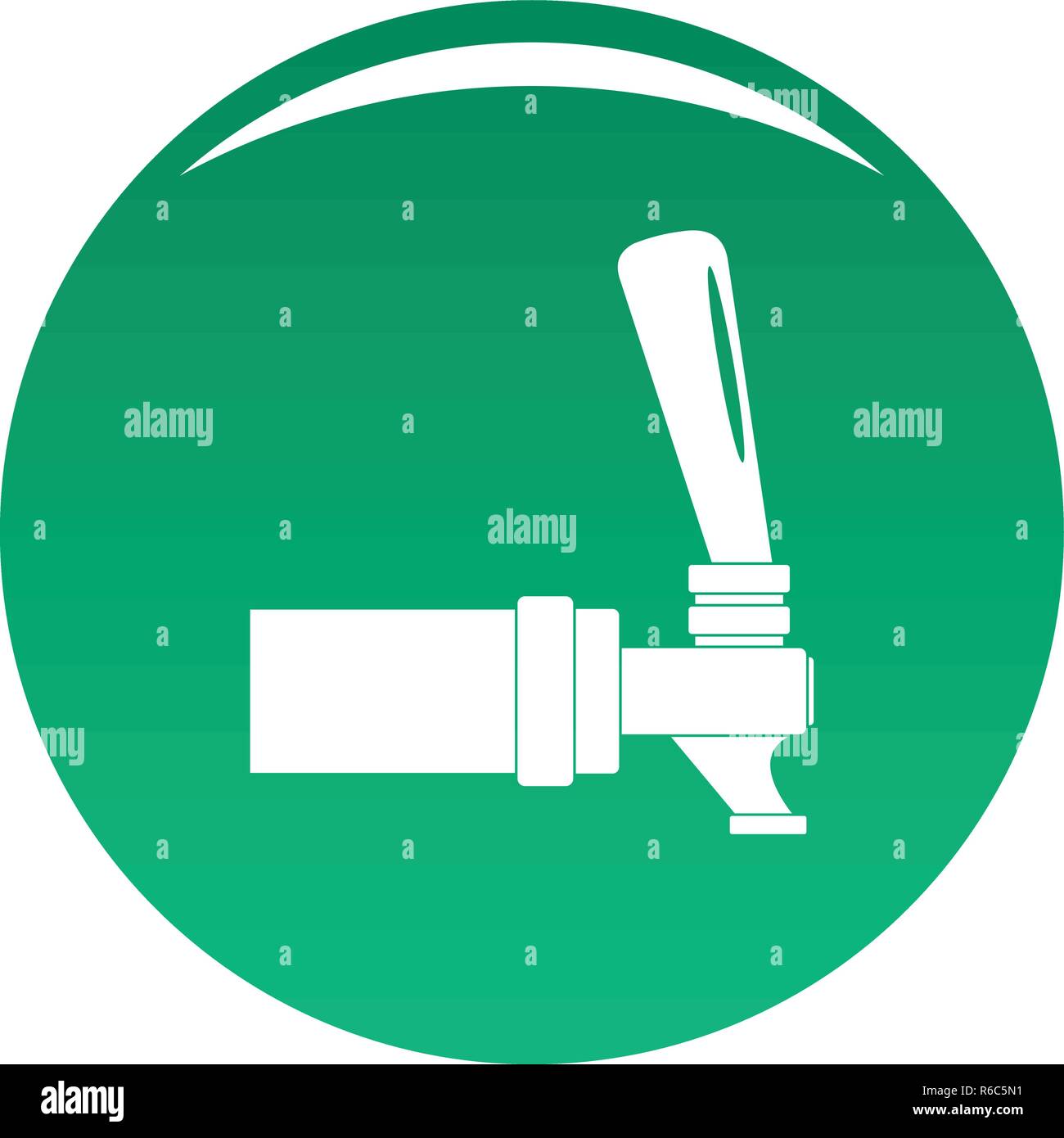 Faucet icon. Simple illustration of faucet vector icon for any design ...