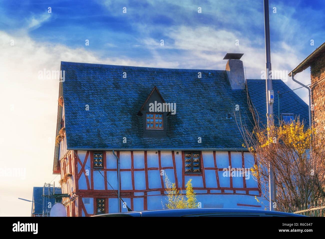 half-timbered house Stock Photo - Alamy