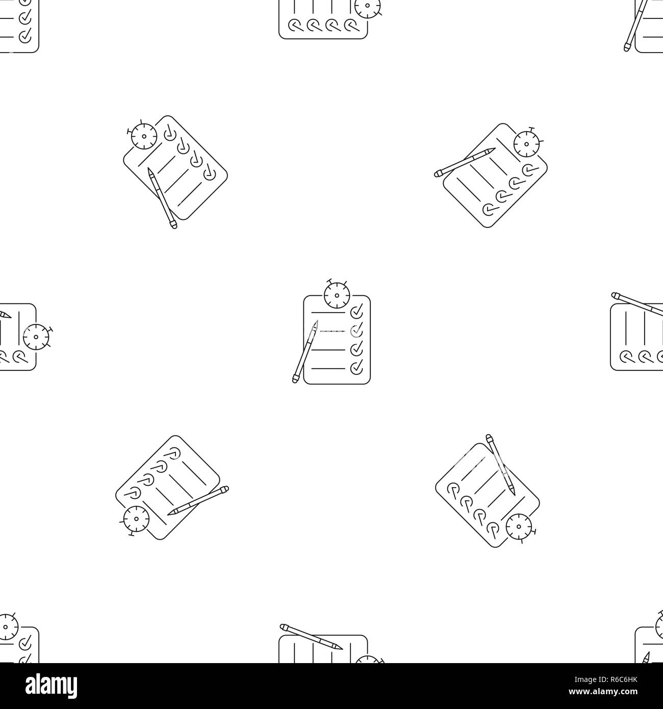 Checklist pattern seamless vector repeat geometric for any web design ...