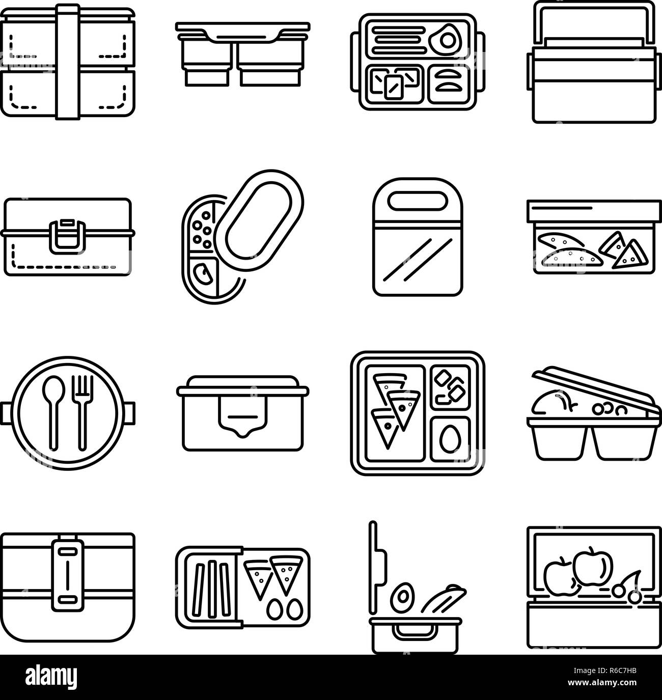 Metal Work Box Lunchbox Stock Vector Images - Alamy