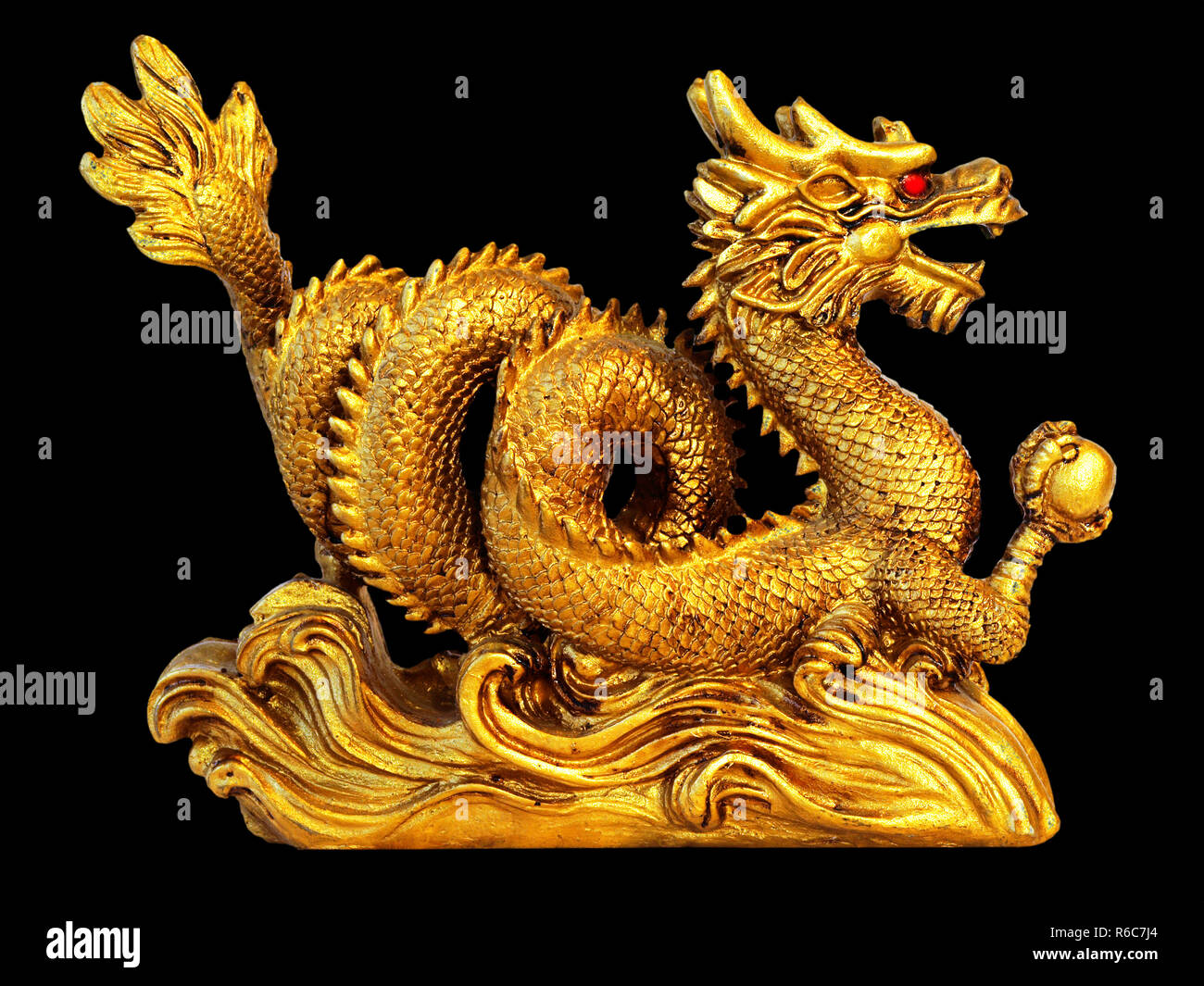 Chinese Dragon For Happyness And Luck Stock Photo - Alamy