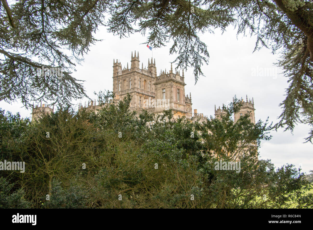 Highclere Castle, home of Downtown Abbey, Donnington, Hampshire ...