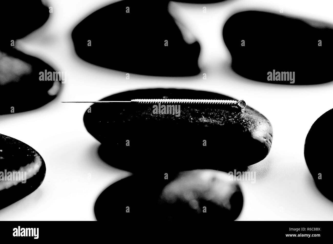 Acupuncture needle stone hi-res stock photography and images - Alamy