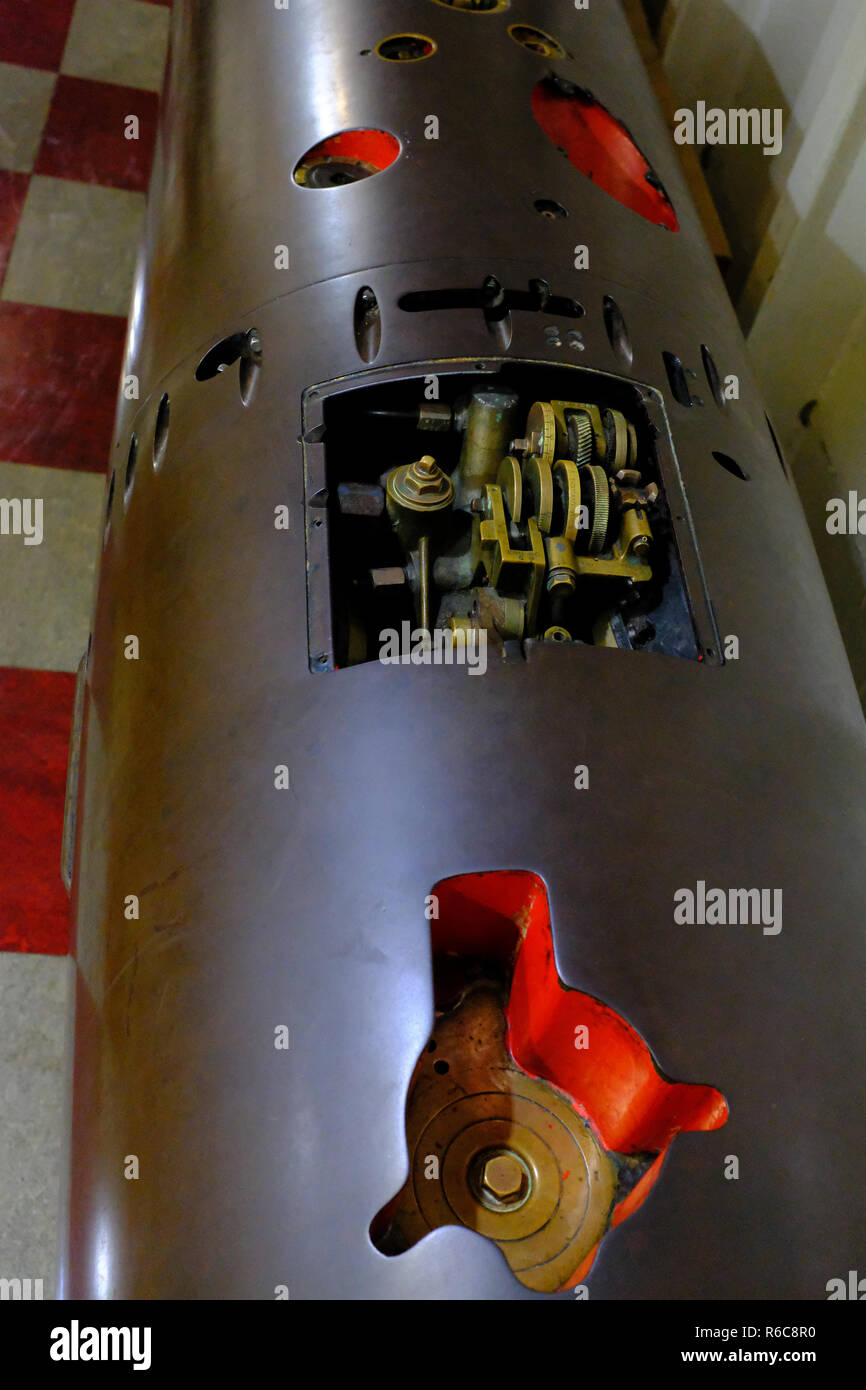 21 inch Mark IX Torpedo on HMS Belfast - London UK Stock Photo - Alamy