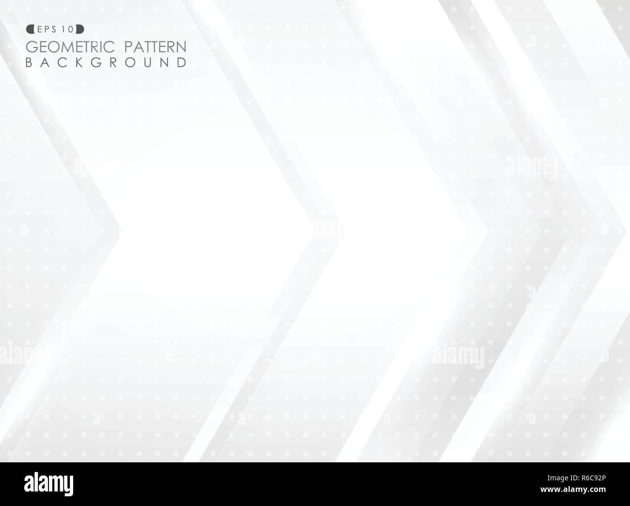 Abstract of technology futuristic arrow gradient gray pattern ...