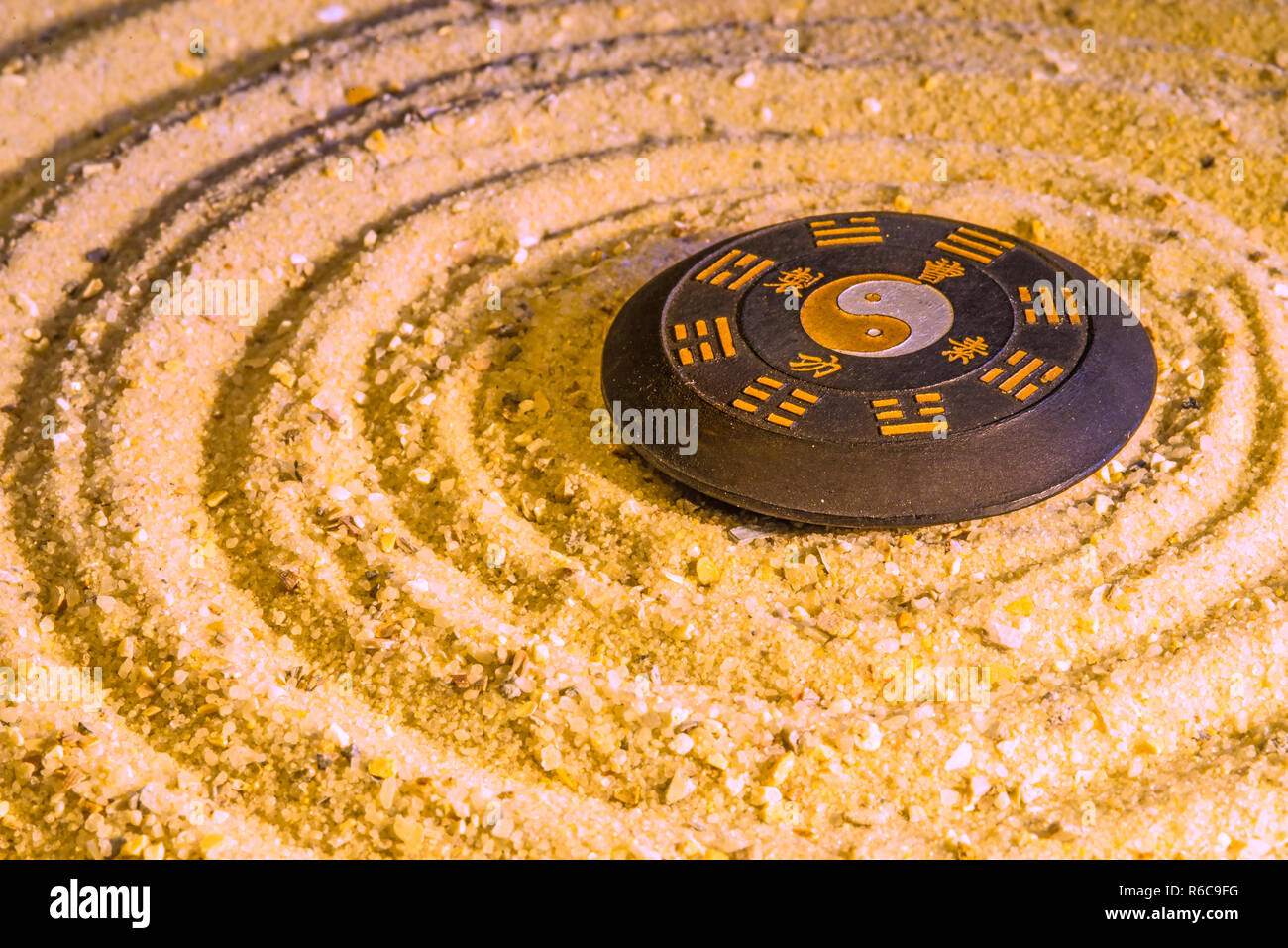 Tao Symbol In Zen Circles Stock Photo - Alamy
