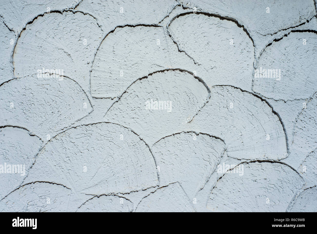White Wall Of Concrete With Structured Plaster Stock Photo - Alamy