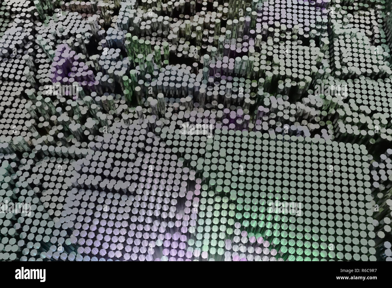 Colorful 3d Rendering Background Abstract Geometric Structure Block Shape Composition For