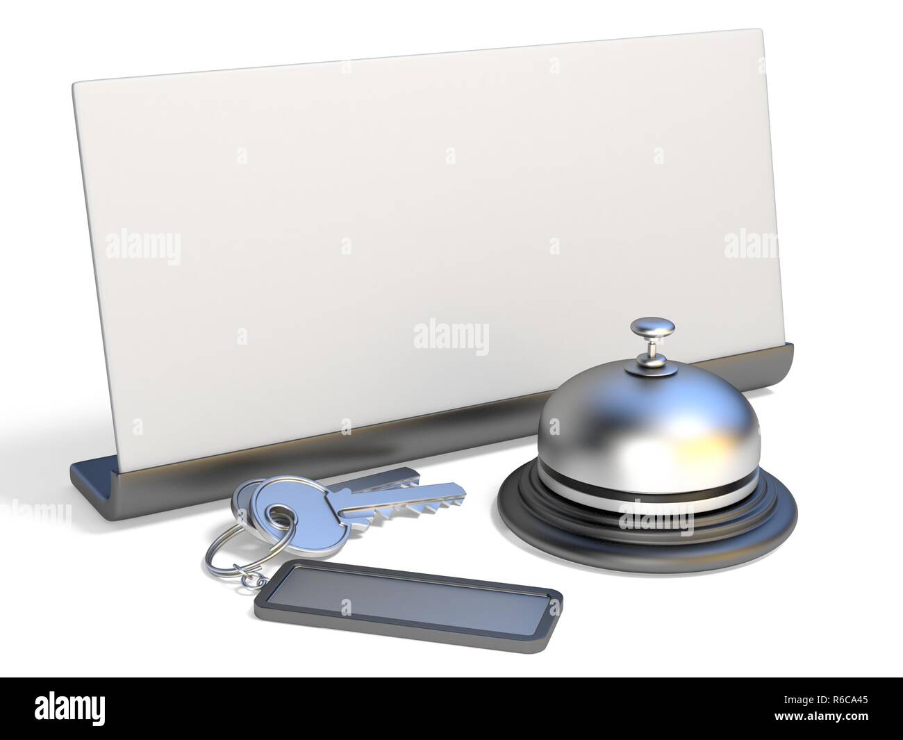 Hotel clerk reception desk Cut Out Stock Images & Pictures - Alamy