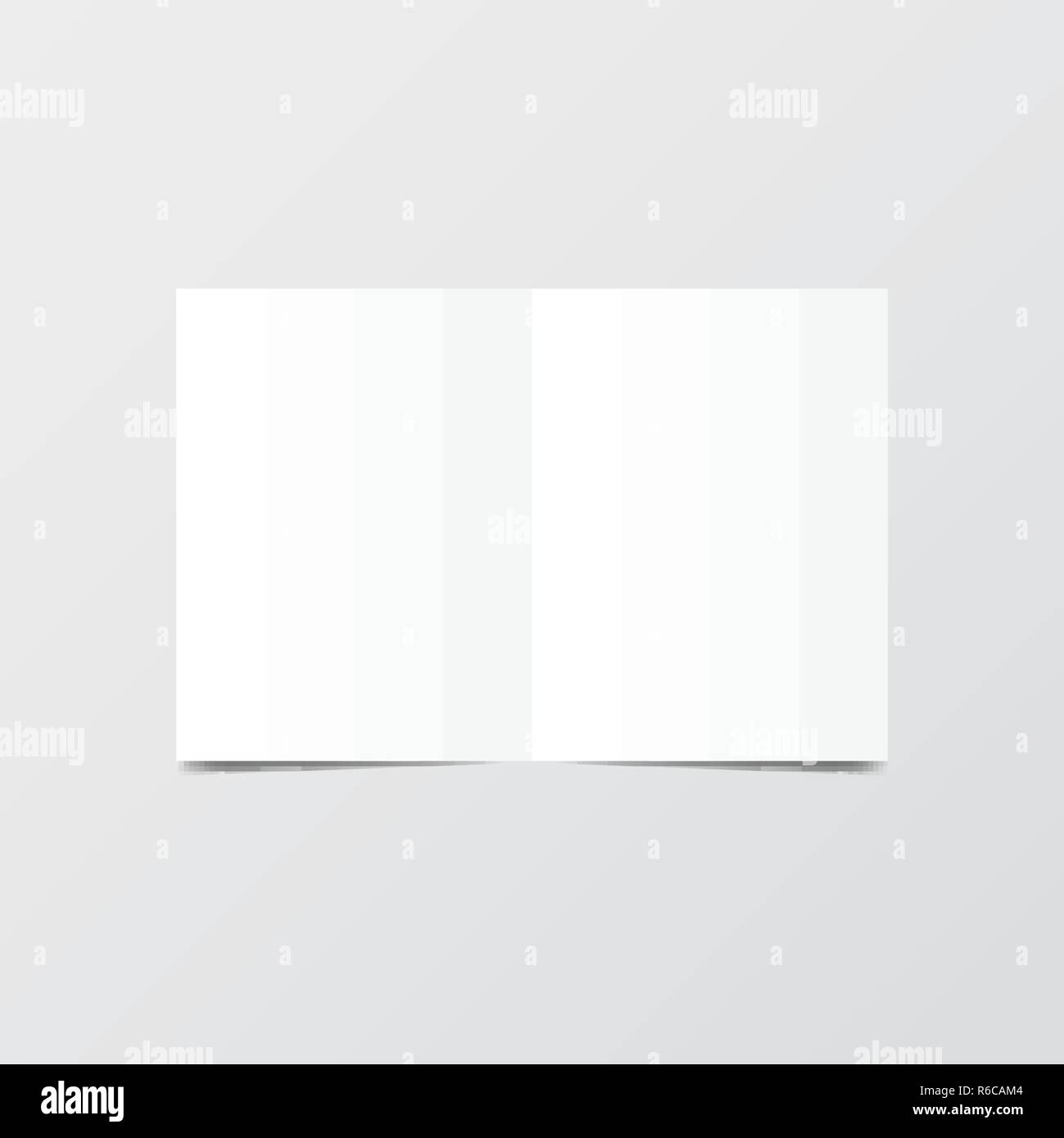 Magazine with open blank pages. Vector illustration Stock Vector Image ...