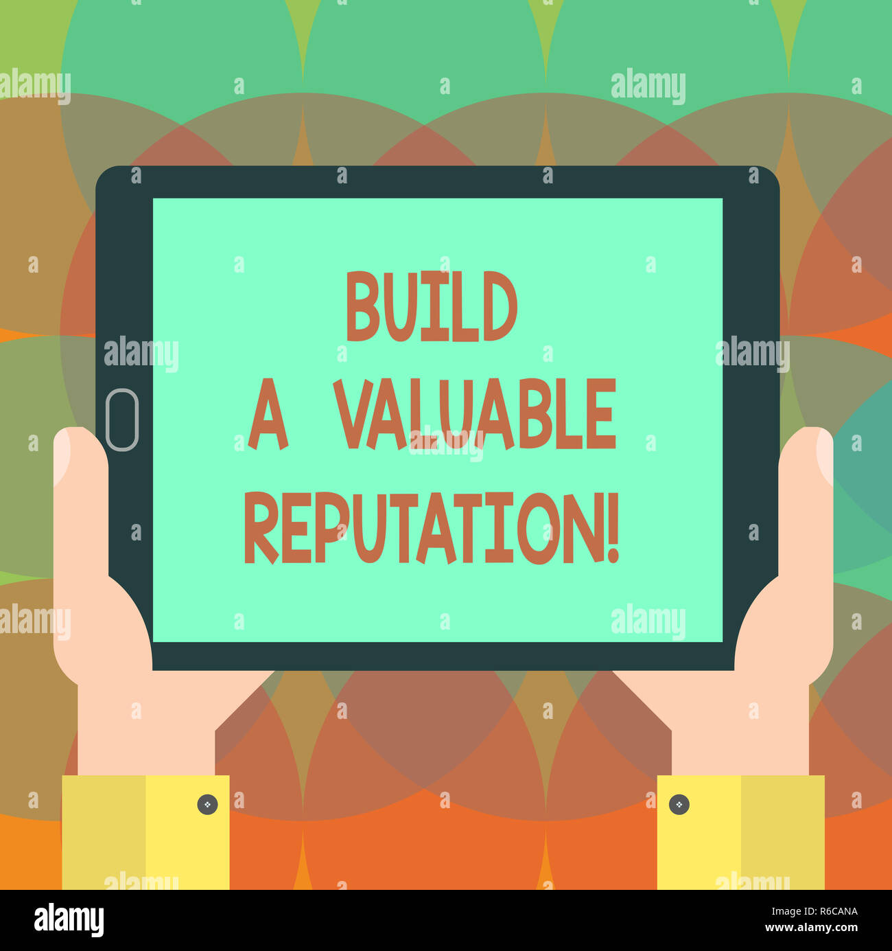 Word writing text Build A Valuable Reputation. Business concept for ...