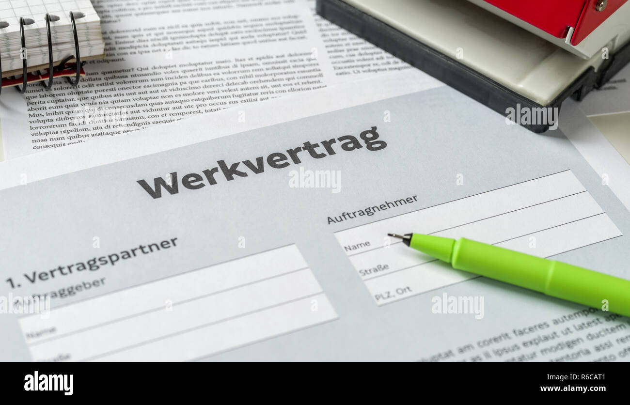 Notarial contract hi-res stock photography and images - Alamy