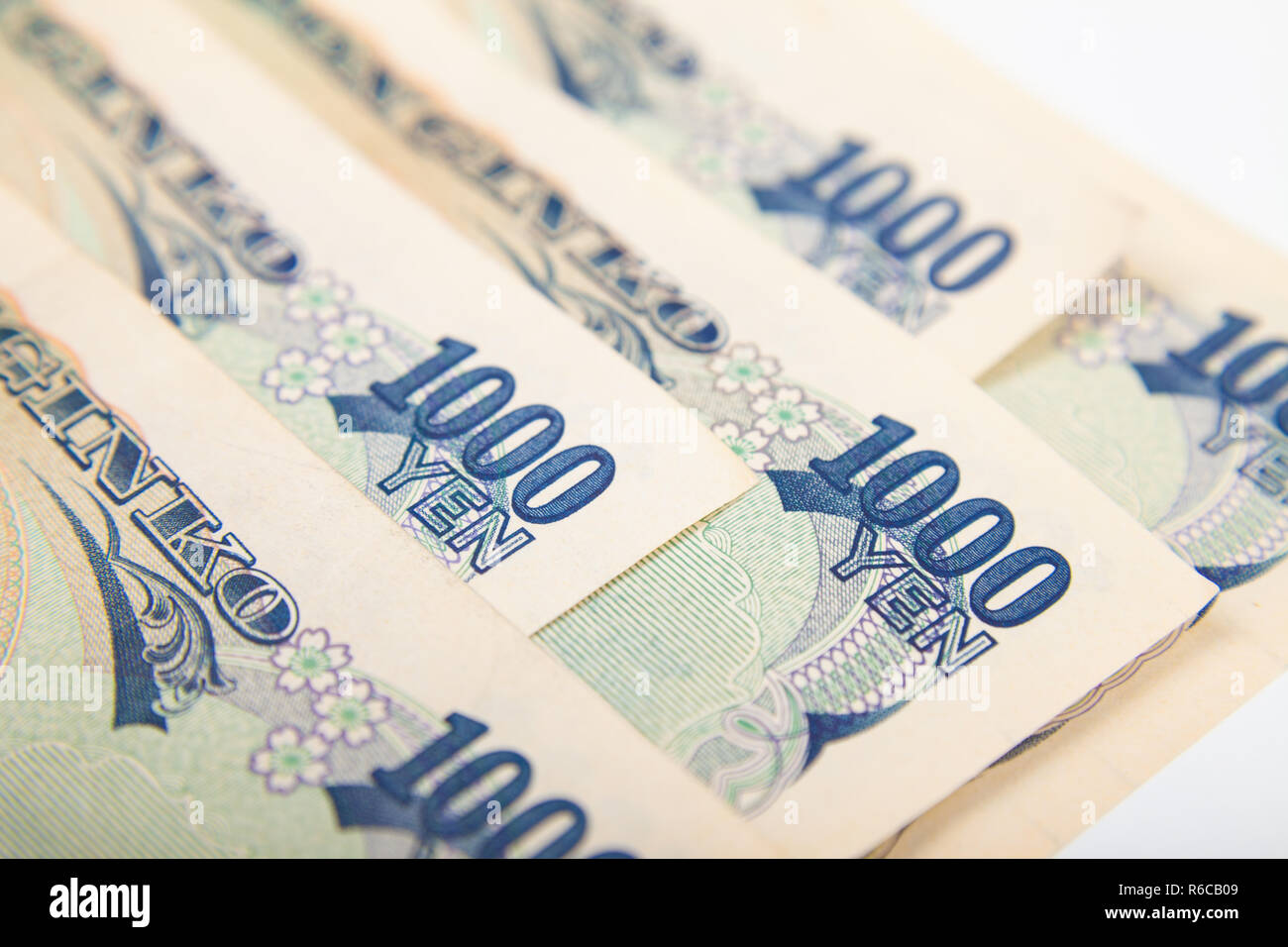 1000 Japanese Yen bank notes Stock Photo - Alamy