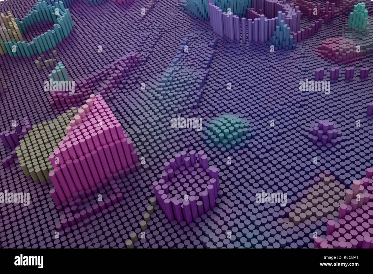 Shape composition, block, geometric structure. Decorative ...