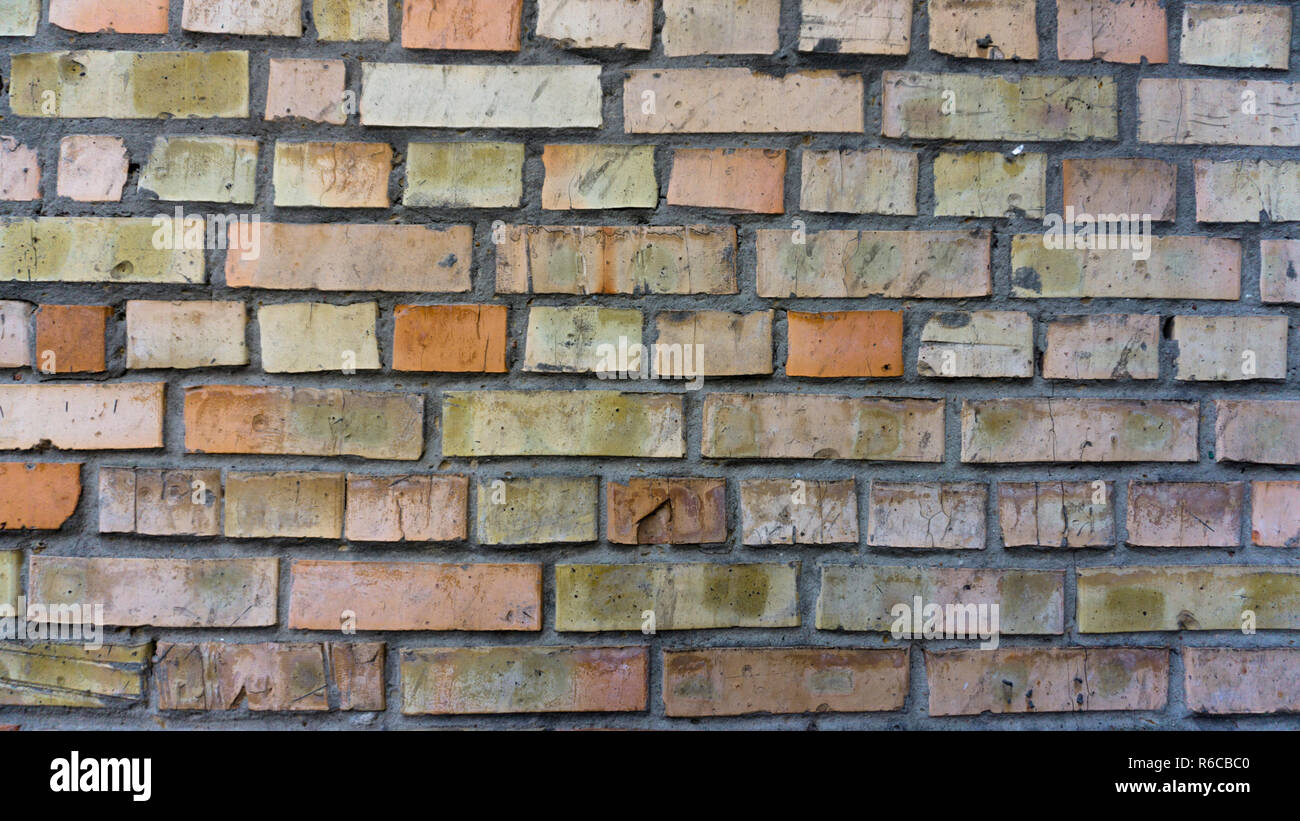 Block brick old gradient wall close-up texture Stock Photo - Alamy