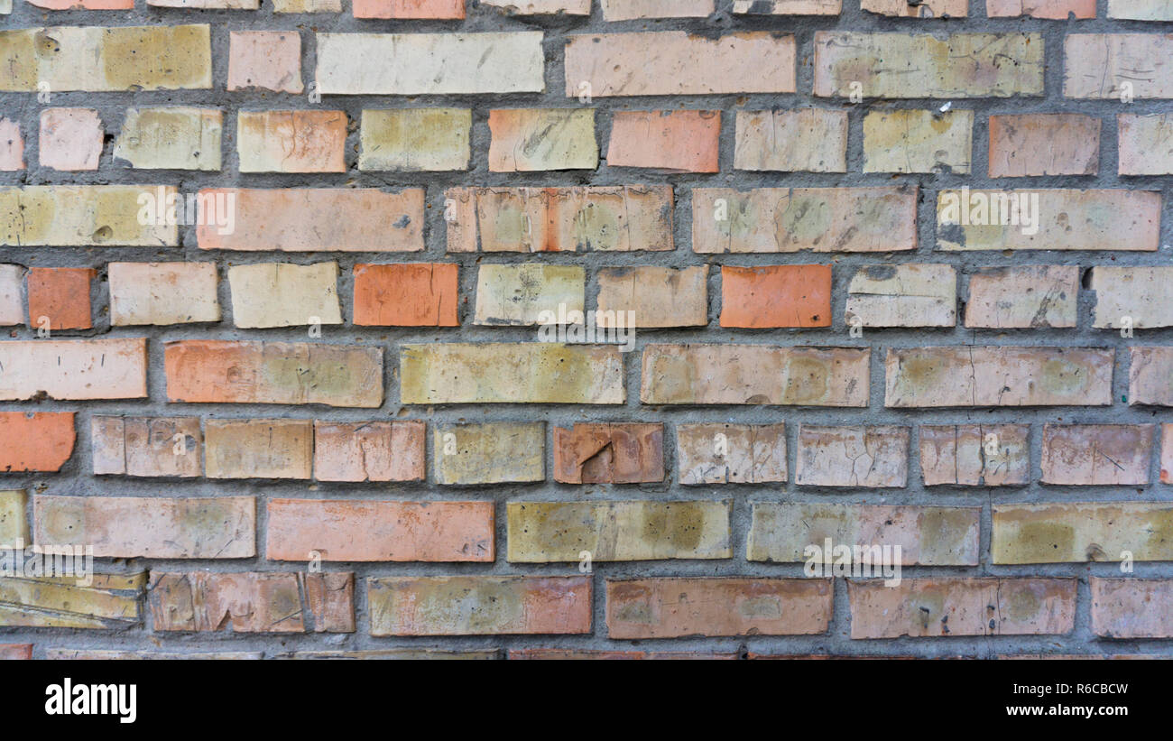 Block brick old gradient wall close-up texture Stock Photo - Alamy