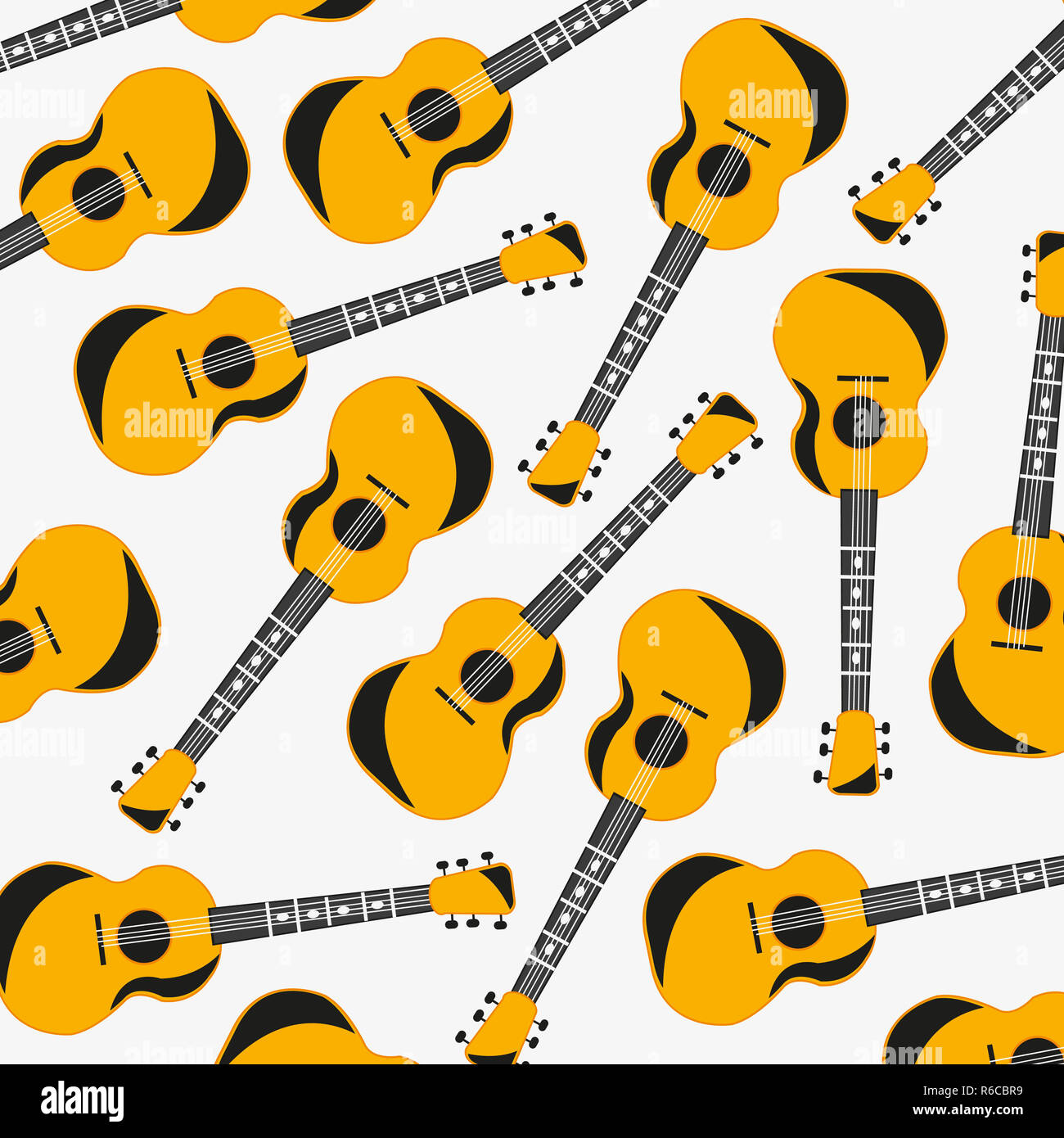 Pattern from music instrument guitar Stock Photo - Alamy
