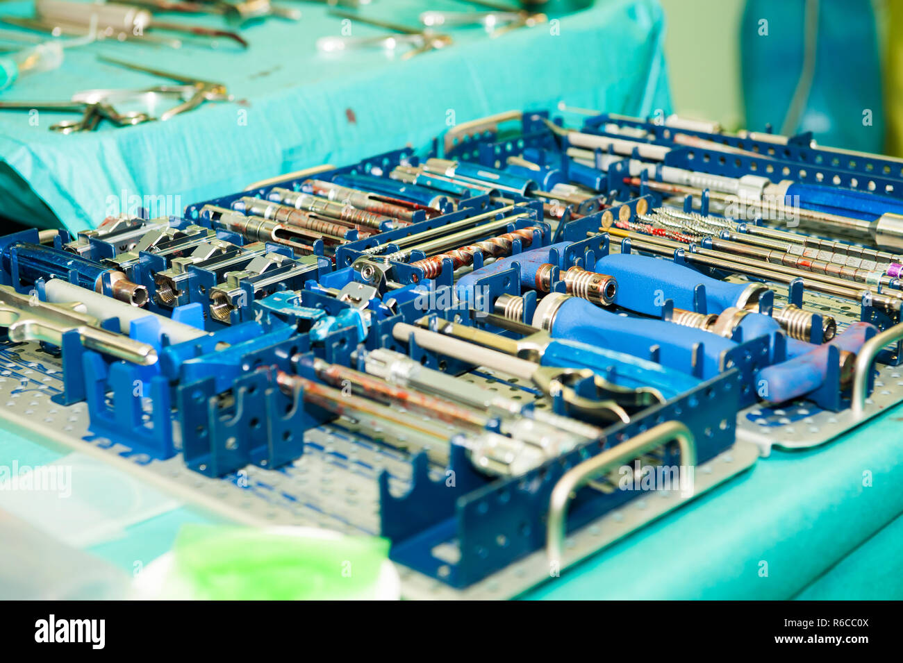 surgical instruments in the operating room Stock Photo - Alamy