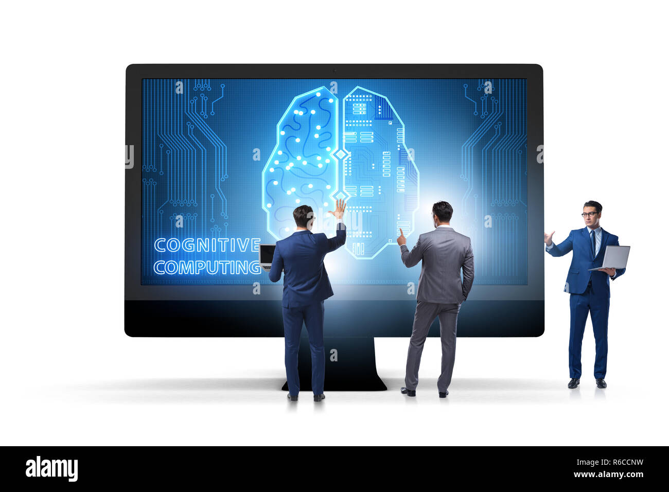 Cognitive computing concept as modern technology Stock Photo - Alamy